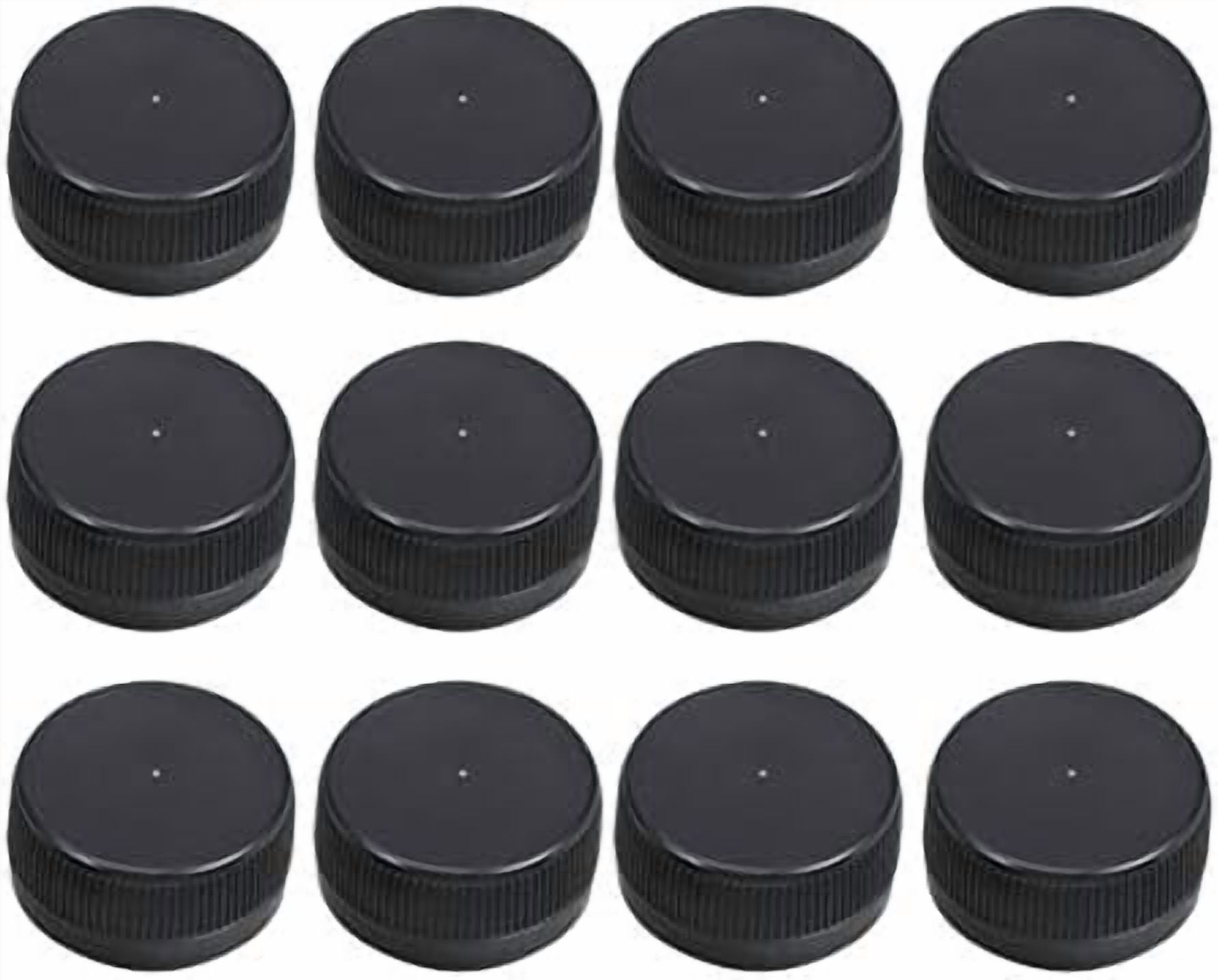 Plastic Black Bottle Caps 100pcs | for Diy Crafts, Leak-Proof, Drink ...