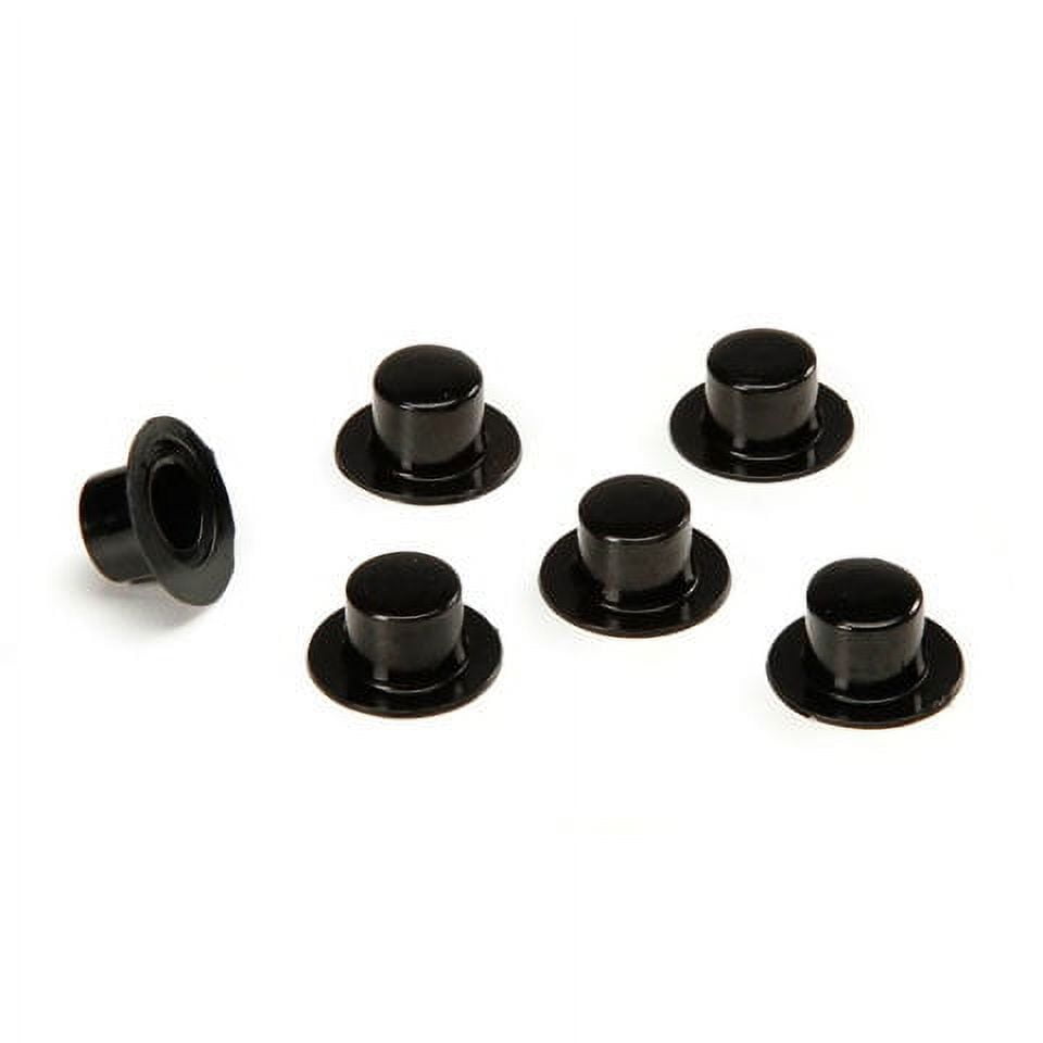 Plastic Black Top Hat 11X19mm 144 Piece - Walmart.com