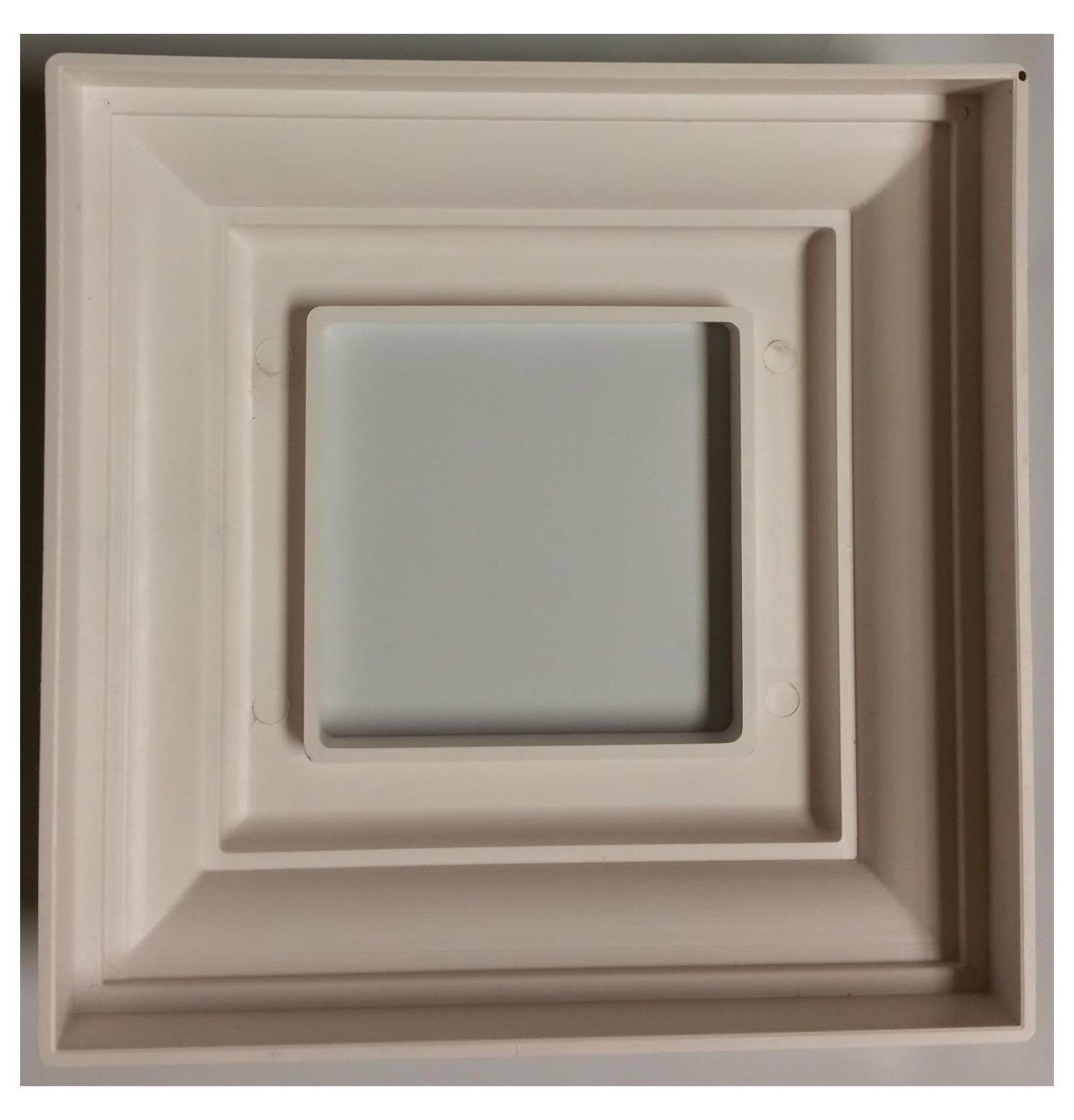 Plastic Black or White Deck Railing Column Post Base Trim Ring 3 x 3 ...