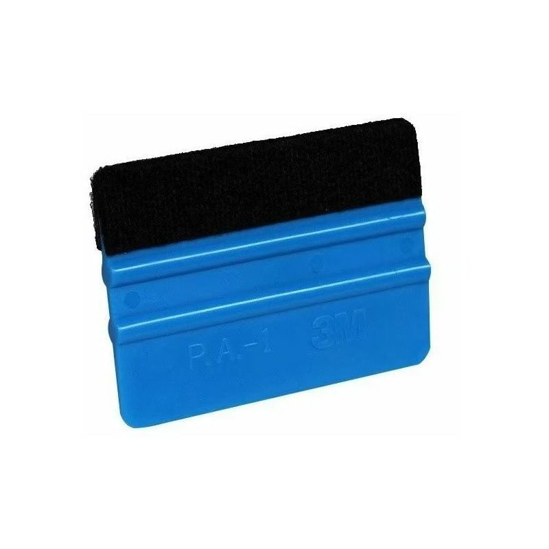 Plastic Blue 4 Inch Felt Edge Squeegee With Black Felt Edge Car Vinyl ...