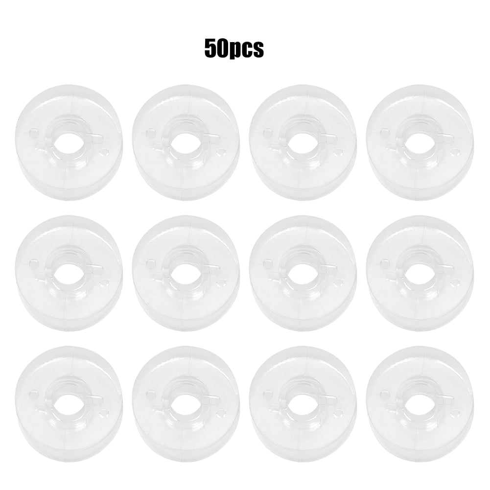 Plastic Bobbin,50Pcs Sewing Machine Bobbin Lockstitch Plastic Spool ...