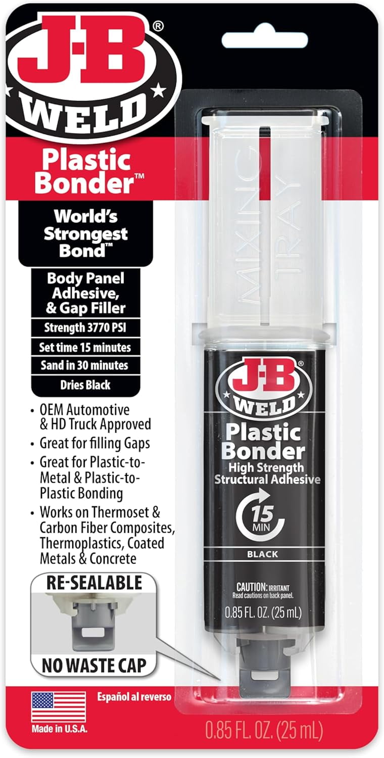 Plastic Bonder Body Panel Adhesive and Gap Filler Syringe - Walmart.com