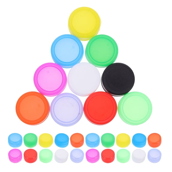 Plastic Bottle Cap 150 Pcs DIY Educational Sealing Caps Cup Coasters ...