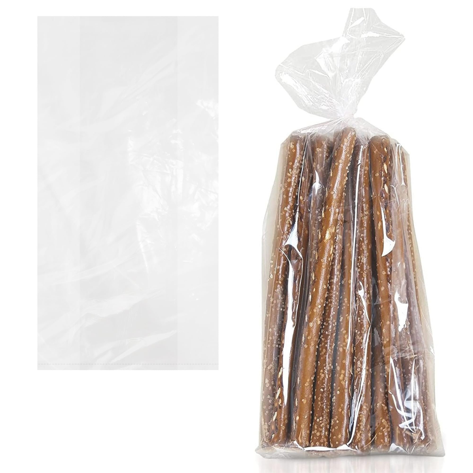 Clear Gusseted Poly Bread Bags, Waterproof 0.75 Mil, 1000 Count, 10 x 4 ...