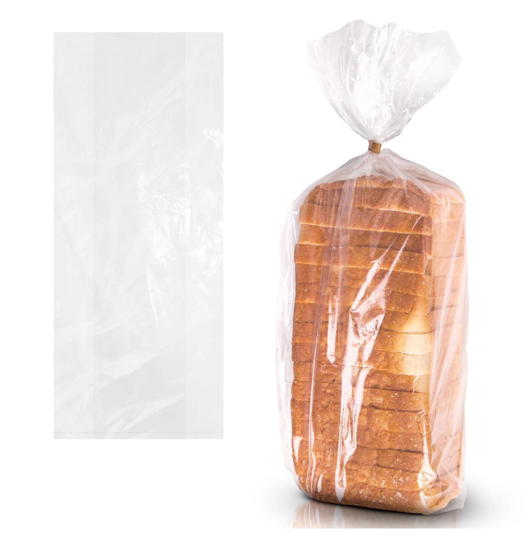 Plastic Bread Bags for Homemade Bread, 8 x 4 x 18 Inch. 1000 Pack Open ...