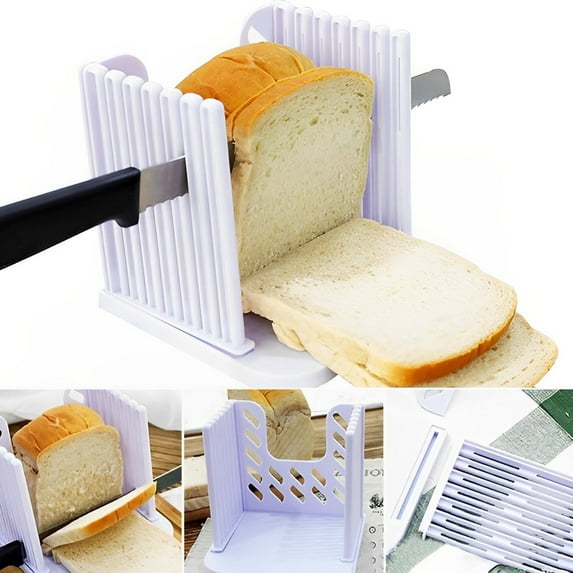 Walmart Plastic Bread Slicer for Home Slicing, Adjustable, Foldable ...