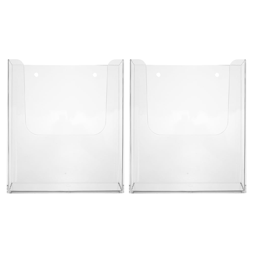 Hemoton Pamphlet Rack Acrylic Versatile Display General Users Reception ...