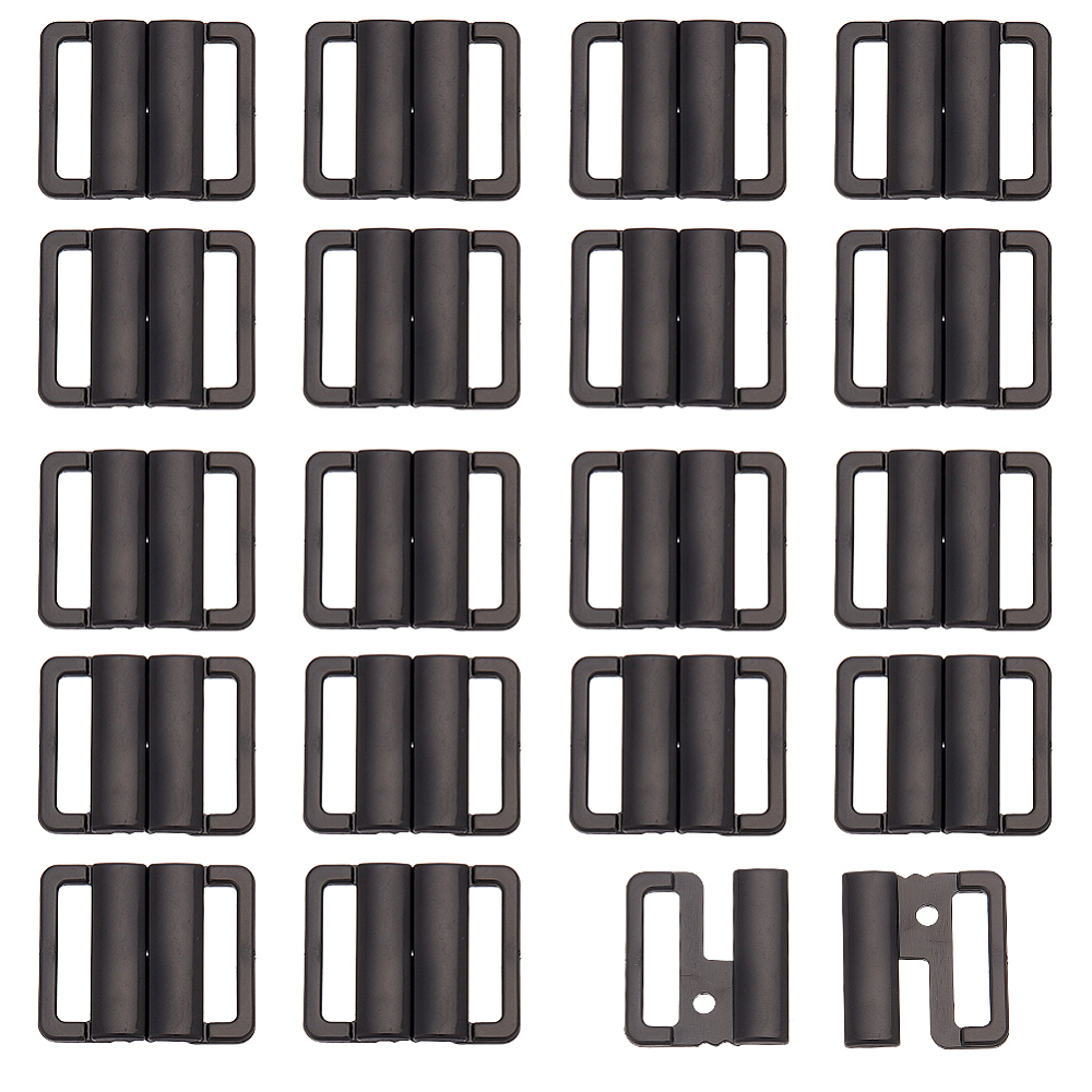 Plastic Buckles Front Closure Hook Clasp Fasteners for Sewing Clothes ...
