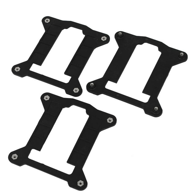 Plastic CPU Heatsink Cooling Holder Motherboard Bracket Clamp Black 3 ...