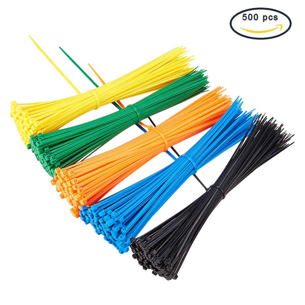 Plastic Cable Ties Tie Wraps Zip Ties Mixed Color 20cm - Walmart.com