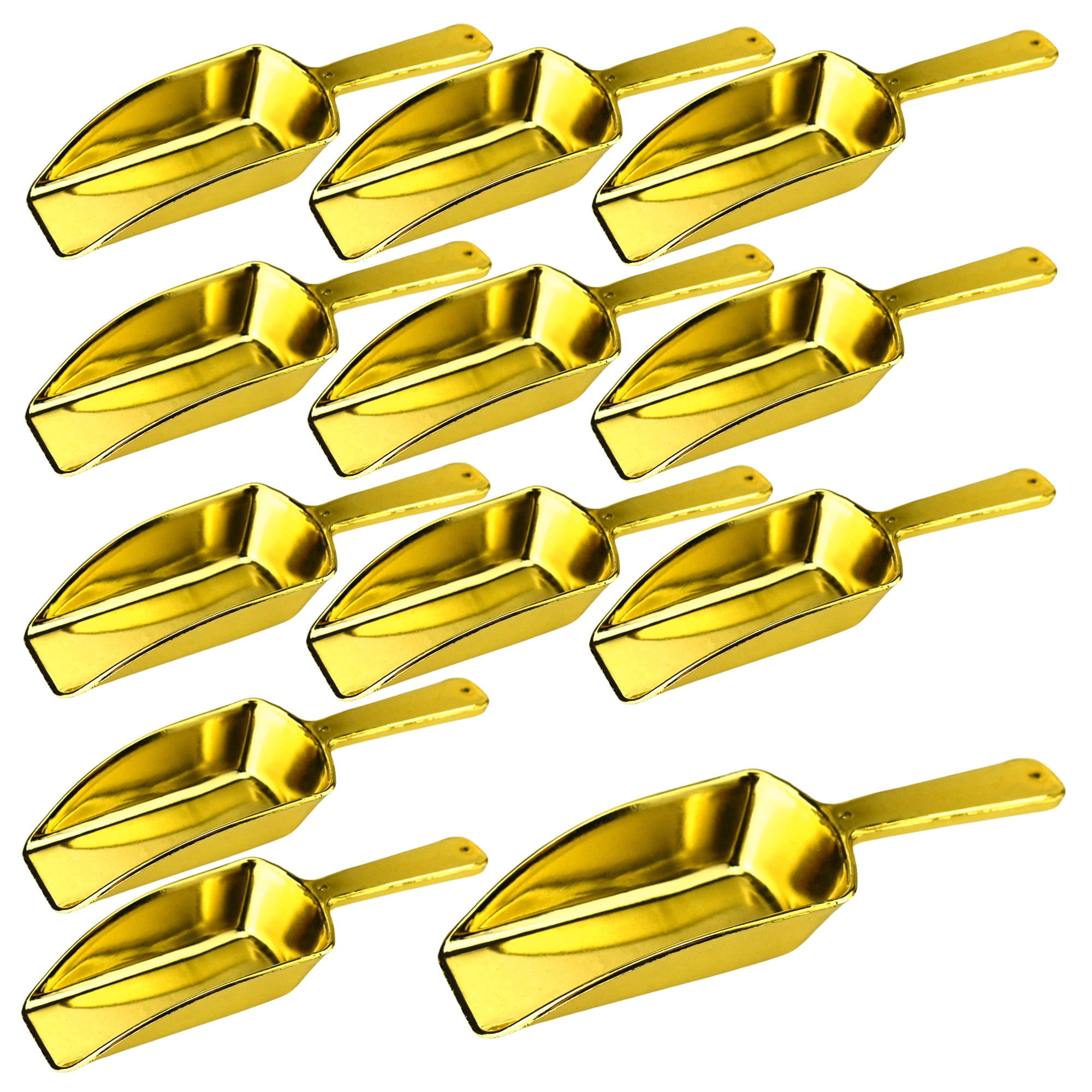 Plastic Candy Scoops Serving-ware, 3-1/4-inch, 12-Piece, Gold - Walmart.com