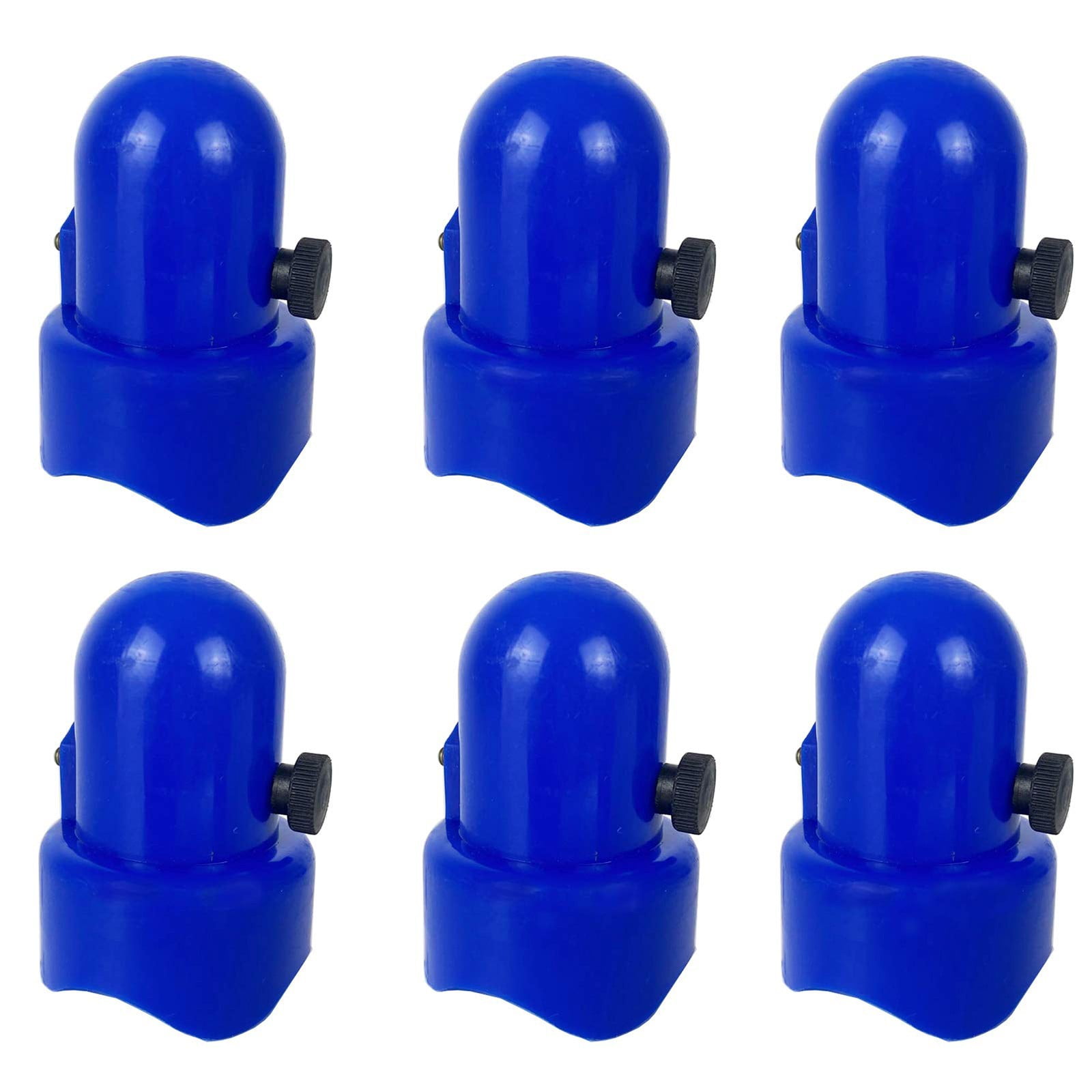 Plastic Caps - Durable Weatherproof Design - 6 Pack Standard Fit ...