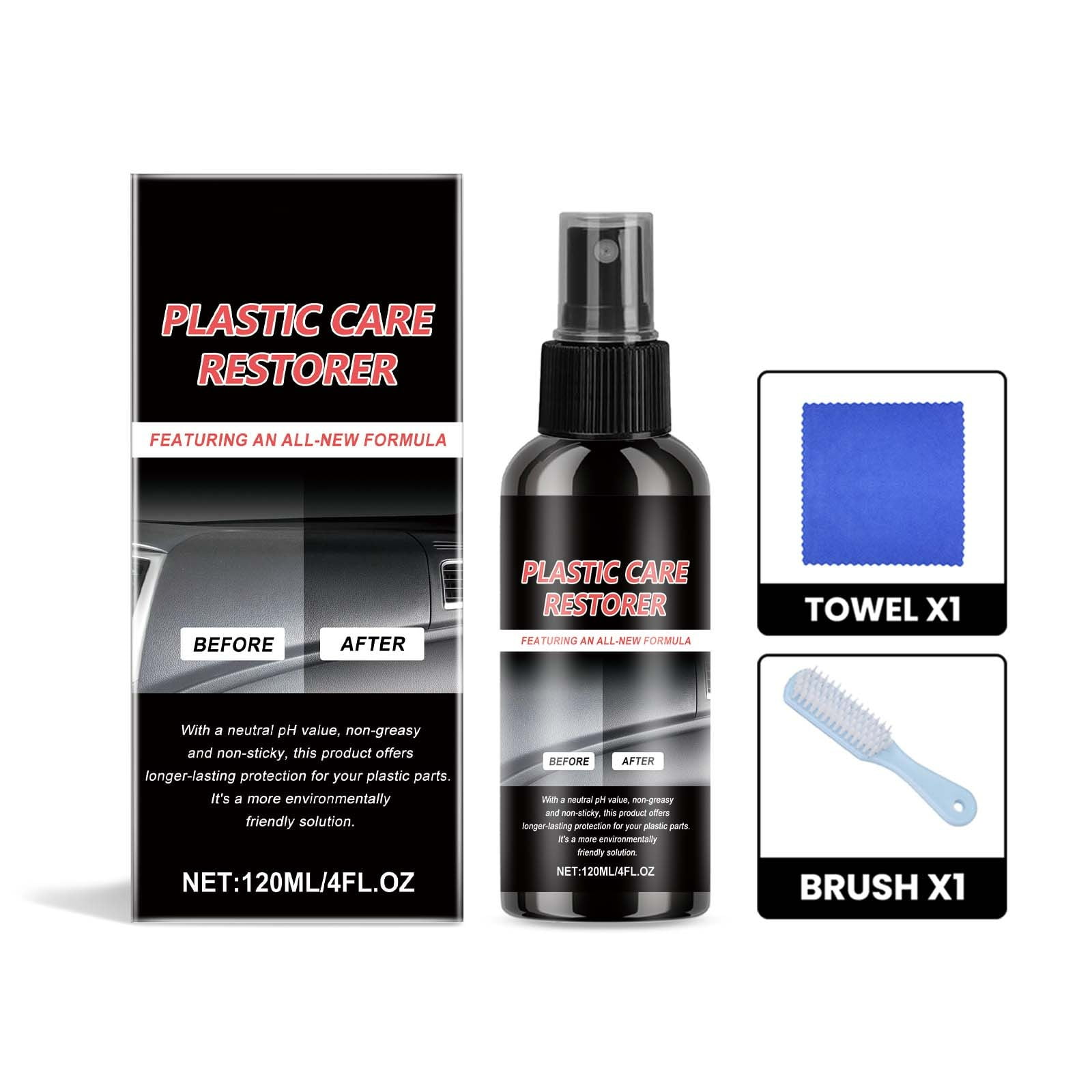 Plastic Care Restorer Refurbishment Of Plastic Parts Crystal Coating Of ...