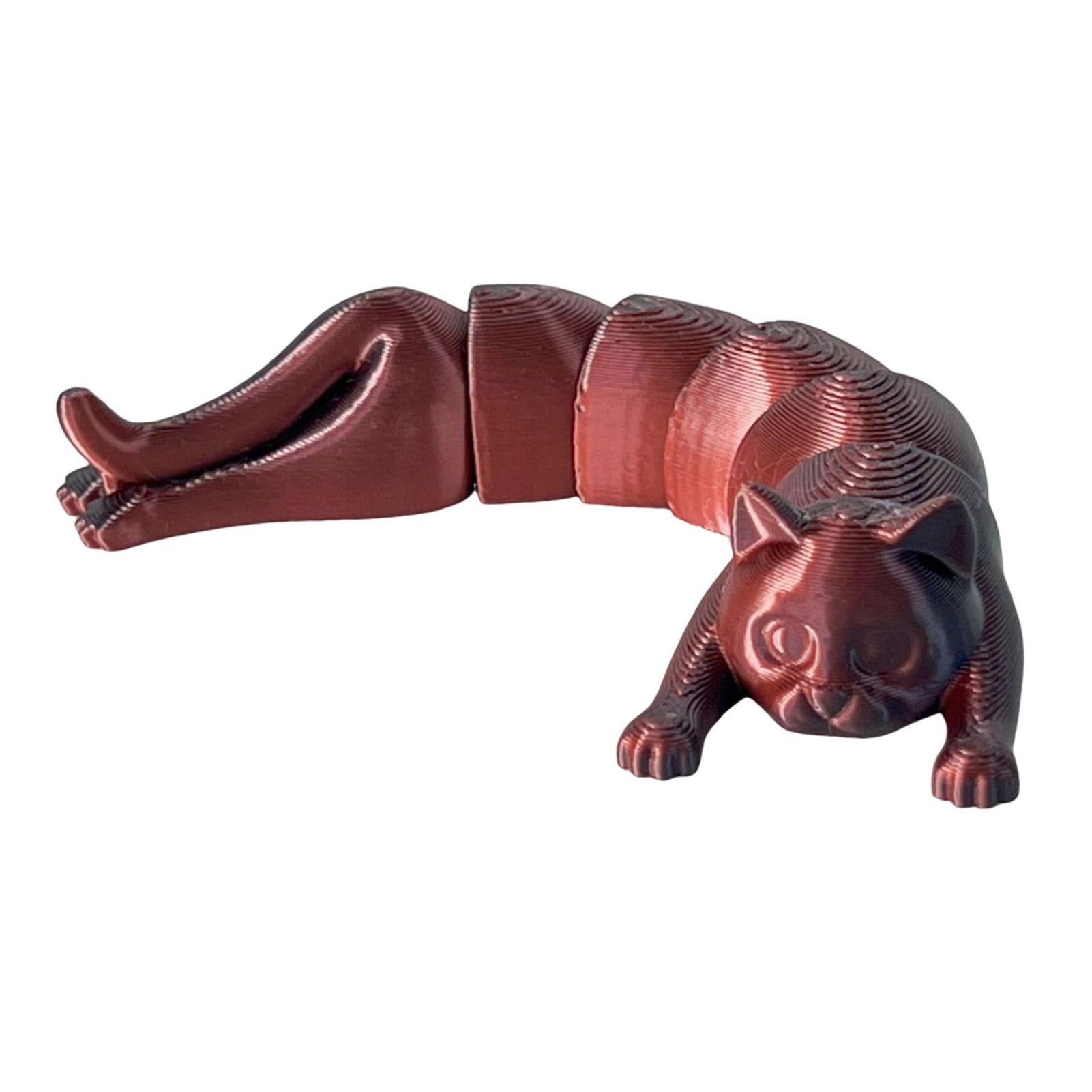 Plastic Cat Decoration 3d Printed Cat Figurine with Movable Joints ...