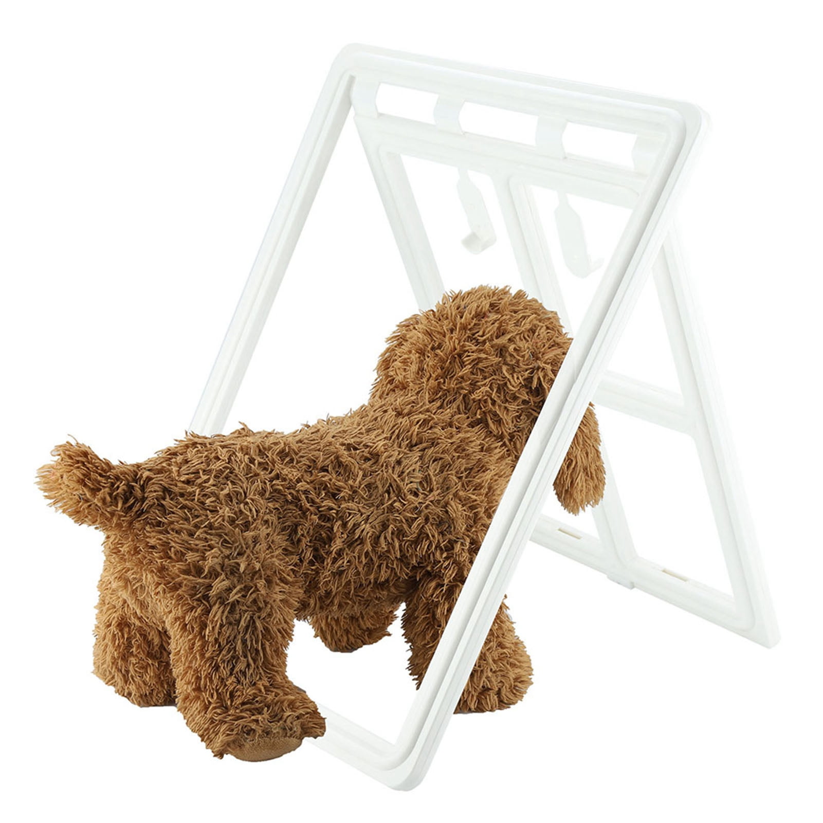 Plastic Cat Door, Plastic Door Locking Flap Screen Window Gate For Pet ...