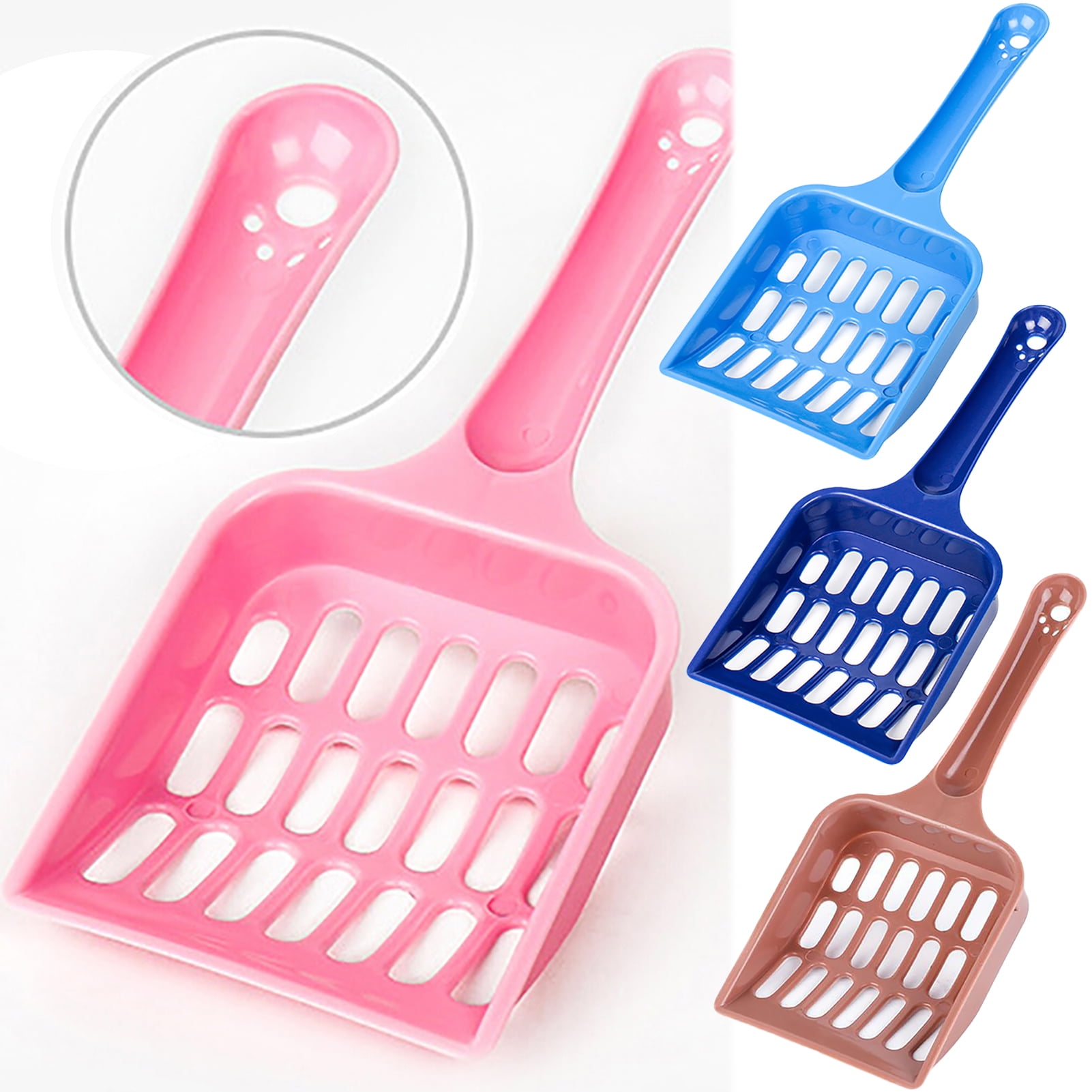 Plastic Cat Litter Scoop, Kitty Litter Scooper Pet Sift Shovel, Litter ...