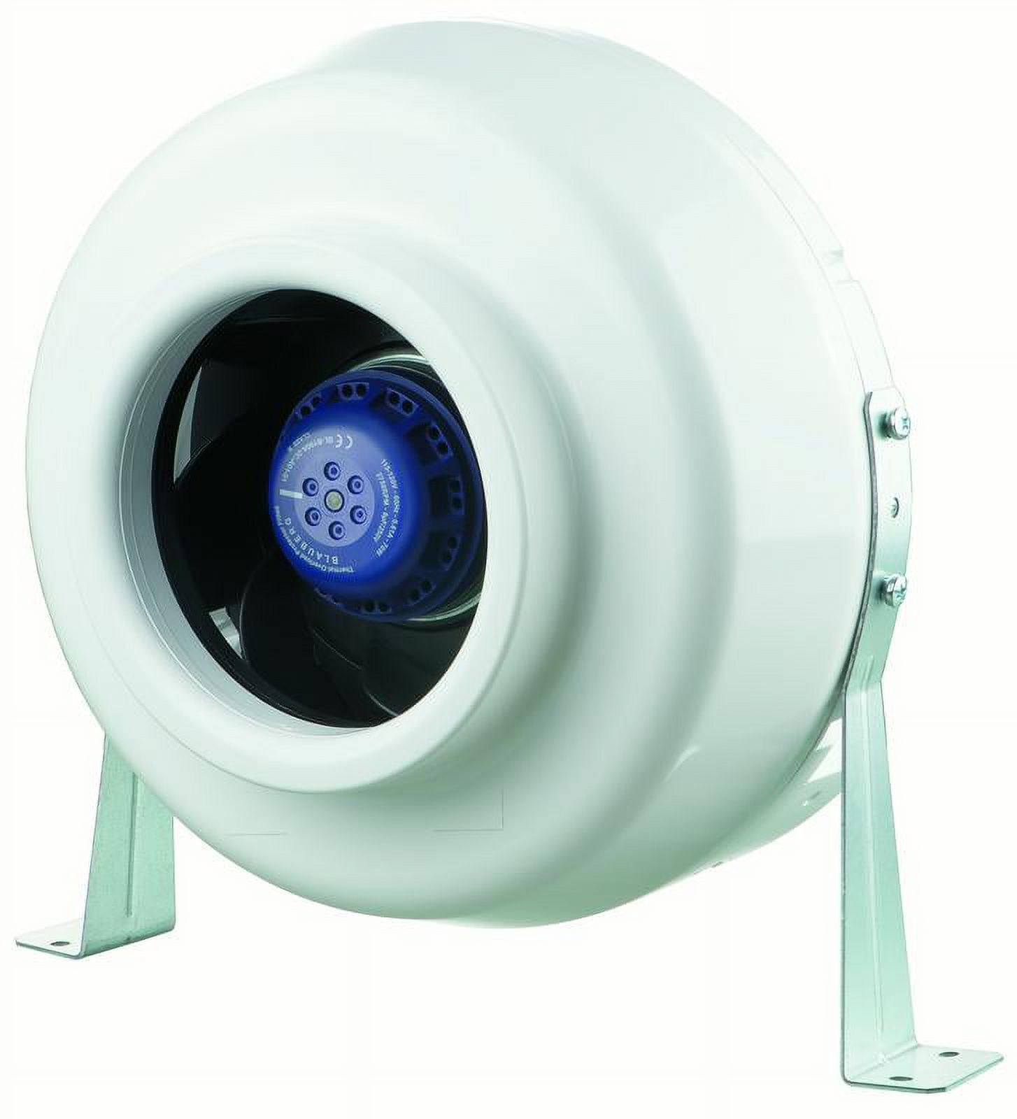 Plastic Inline Centrifugal Booster Ventilation Fan, 507 CFM, 140 Watts ...
