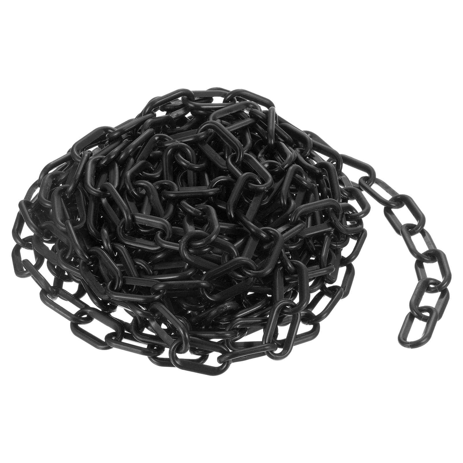 Plastic Chain Links, 1.4-Inch 25 Foot Barrier Chain, Black - Walmart.com