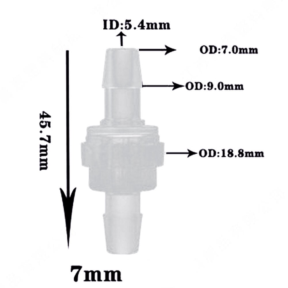 Plastic Check Valve Gas Check Valve Water Stop Valve Line Fluid For Air ...