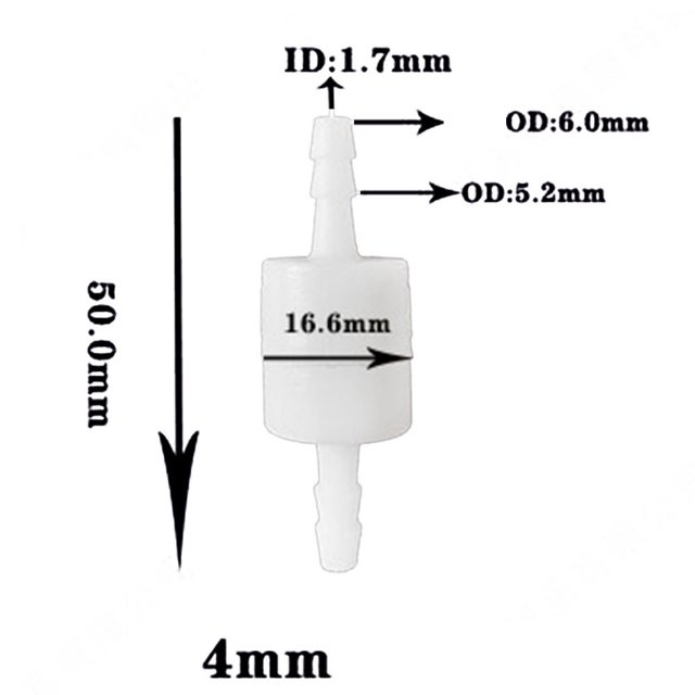 Plastic Check Valve Gas Check Valve Water Stop Valve Pipeline Fluid Air ...