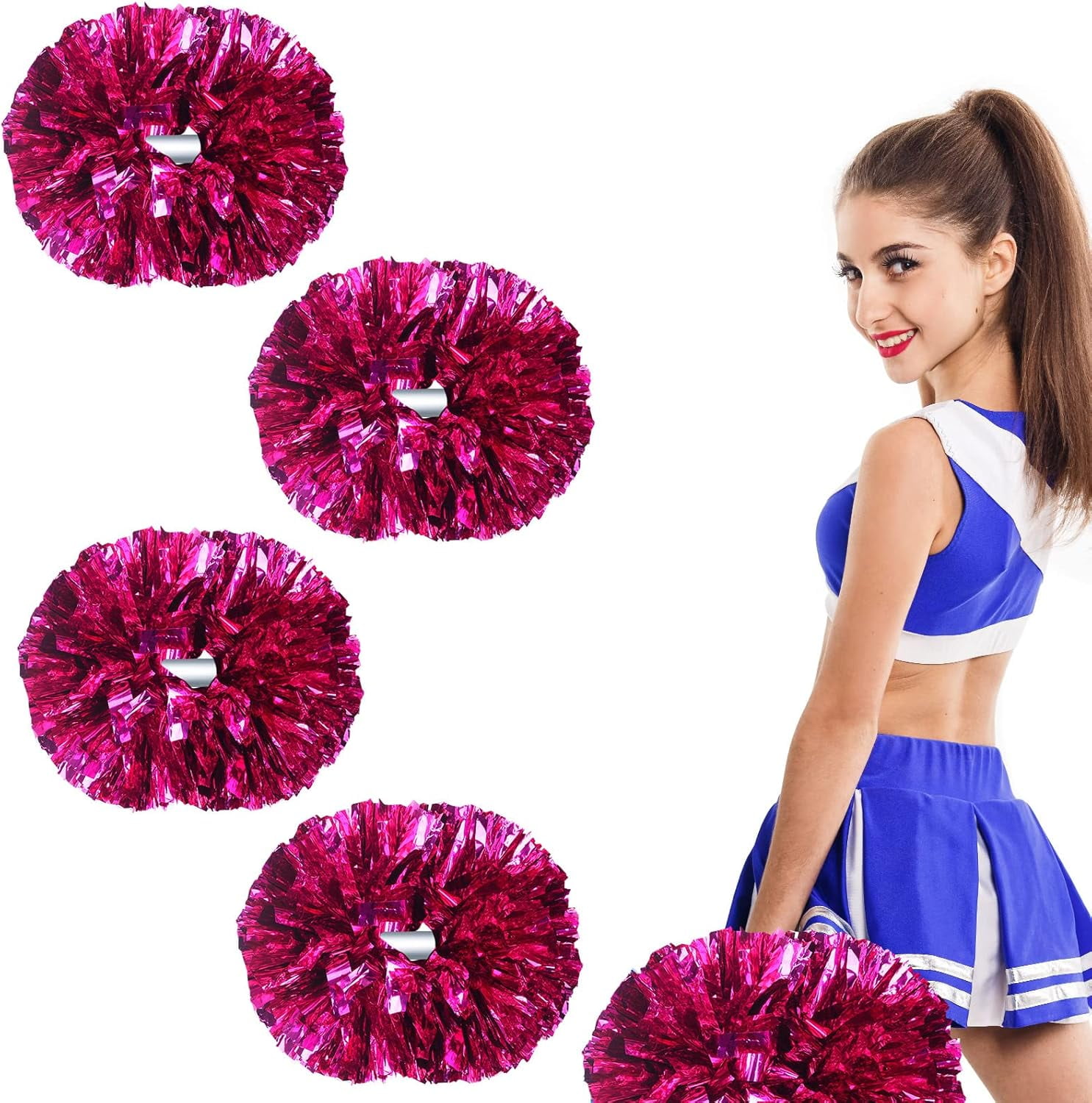 Plastic Cheerleading Poms,Super cute cheerleading pom poms Cheer Dance ...