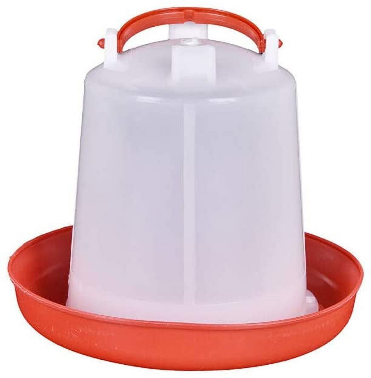 Plastic Chicken Waterer Drinker Feeder with Handle Water Feeding Tools ...