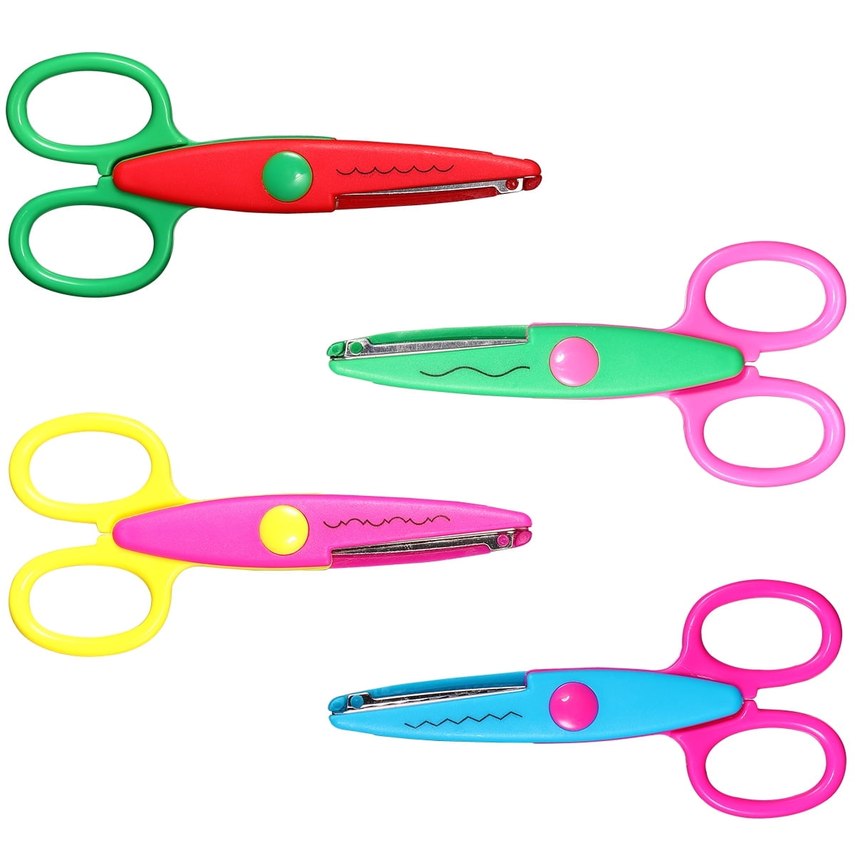 Plastic Safe Scissor Set, Toddlers Training Scissors, Training Scissors ...