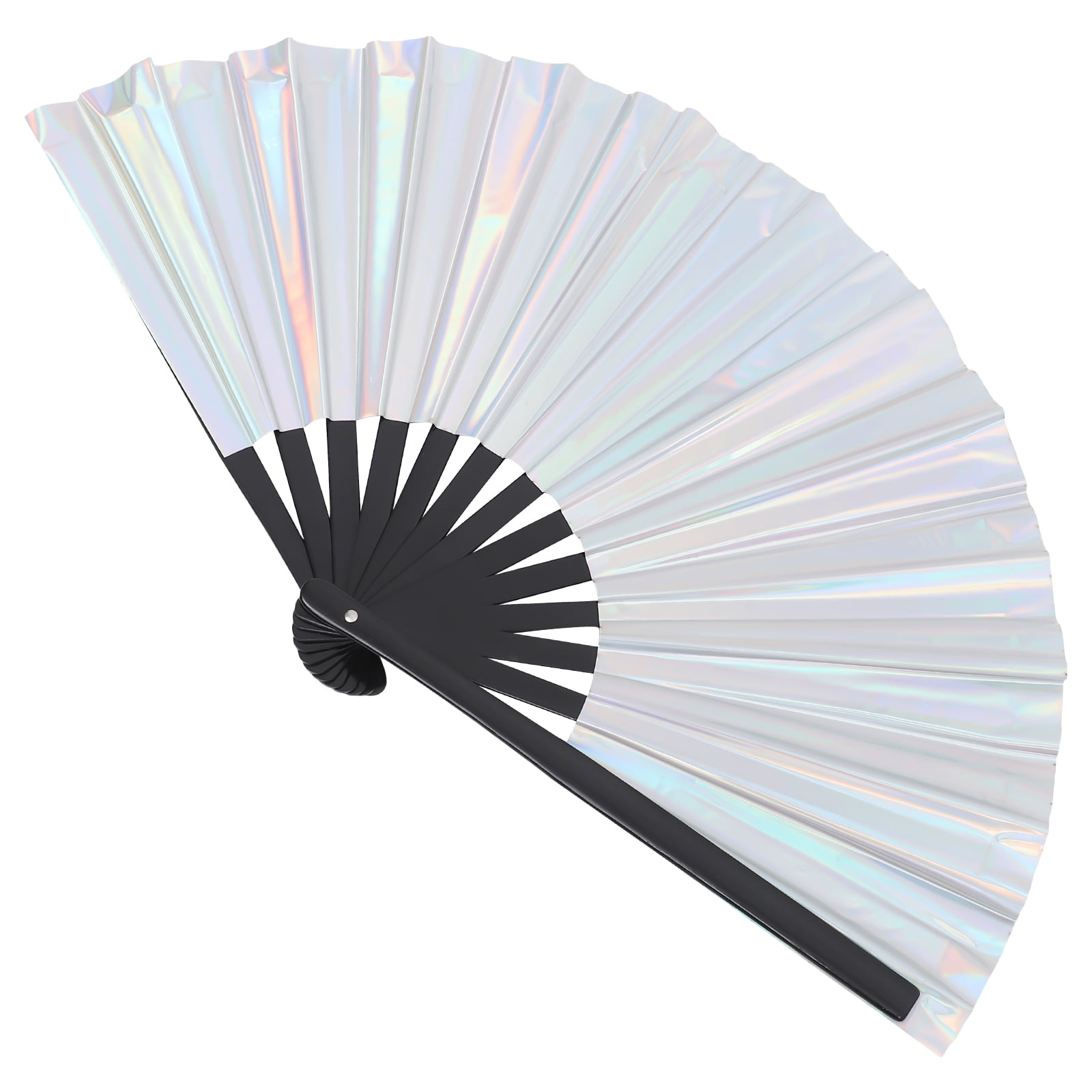 Plastic Chinese Folding Hand Fan Chinese Style Large Dancing Fan ...