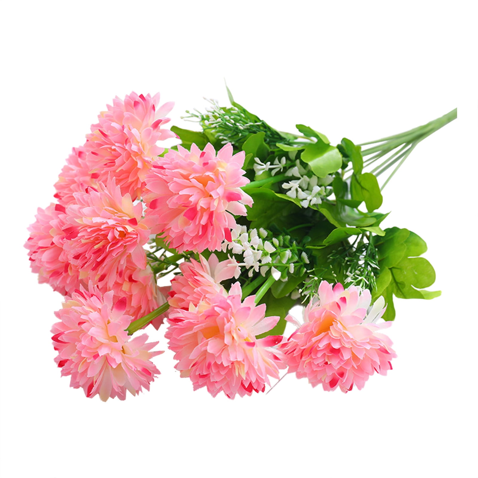 Plastic Chrysanthemum Bouquet - Artificial Funeral Flower Arrangement ...