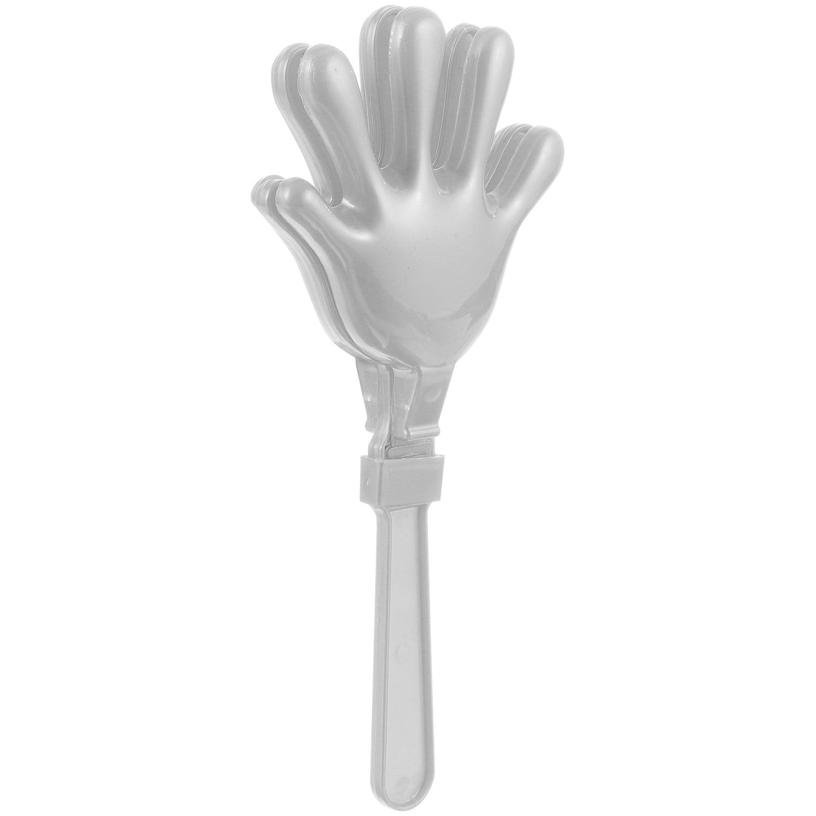 FRCOLOR Silver Plastic Hand Clapper Noisemaker for Kids Parties and ...
