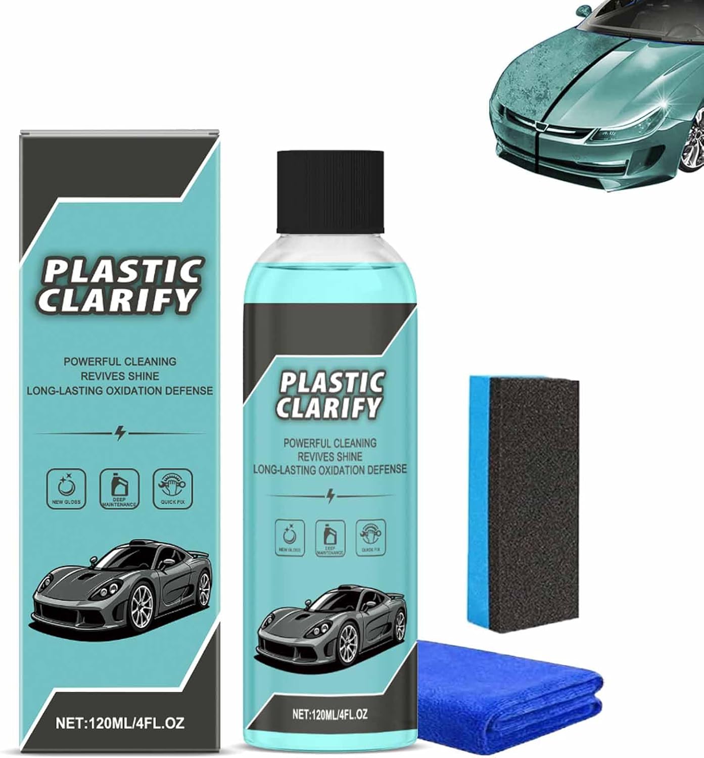 Plastic Clarify For Cars, Plastic Restorer For Cars Exterior, Car ...