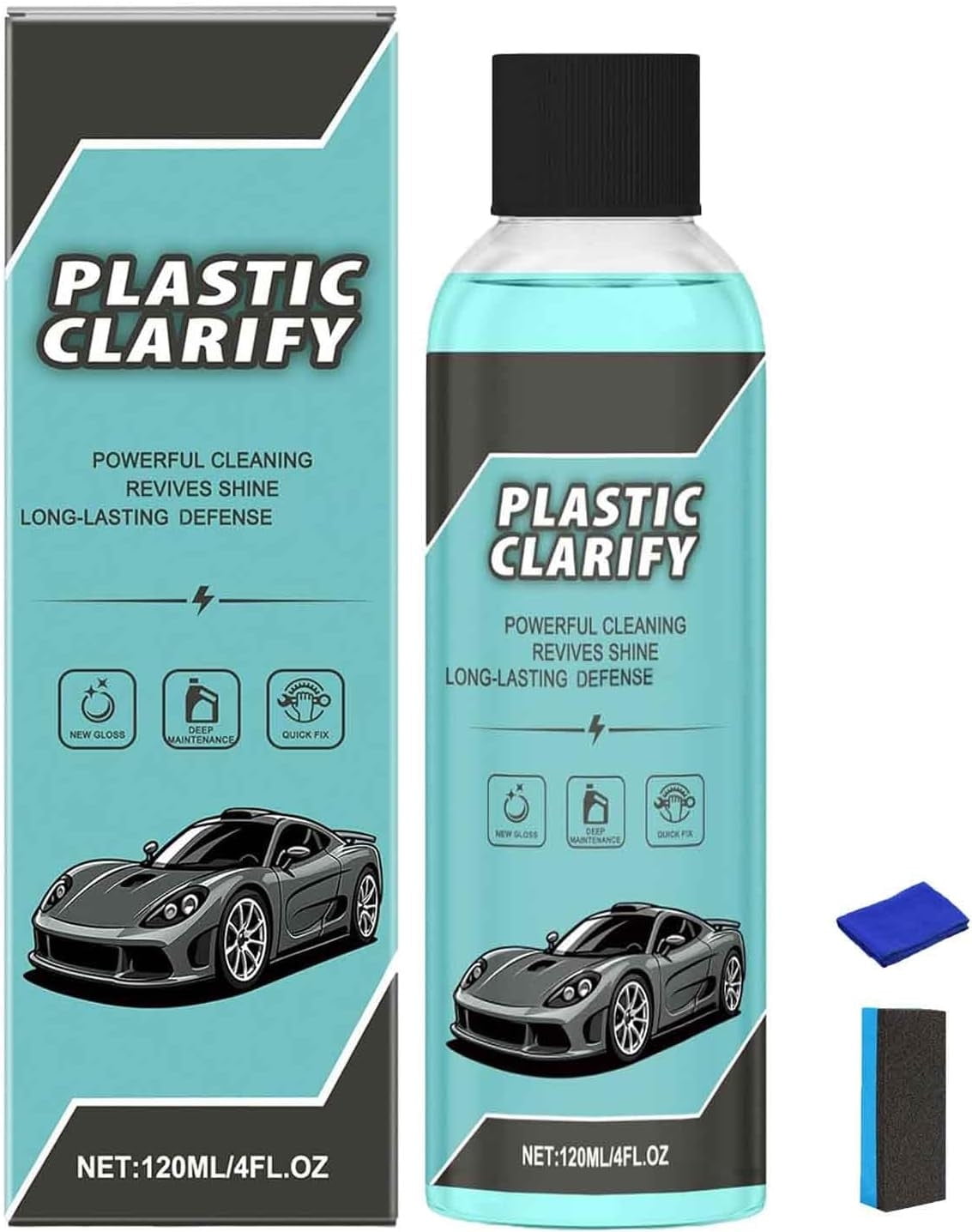 Plastic Clarify For Cars, Waterless Spray Wax, Car Interior Plastic ...