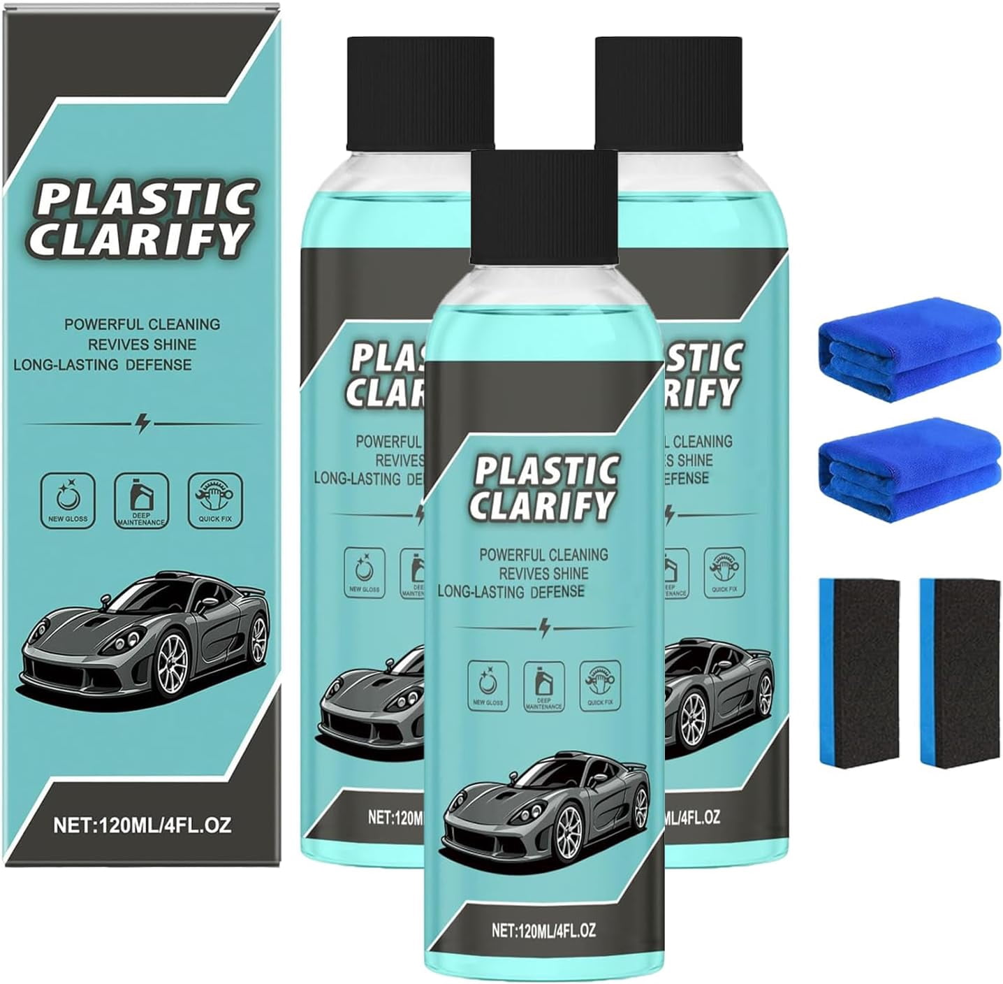 Plastic Clarify Tire Shine, Plastic Clarify For Cars, Car Interior ...