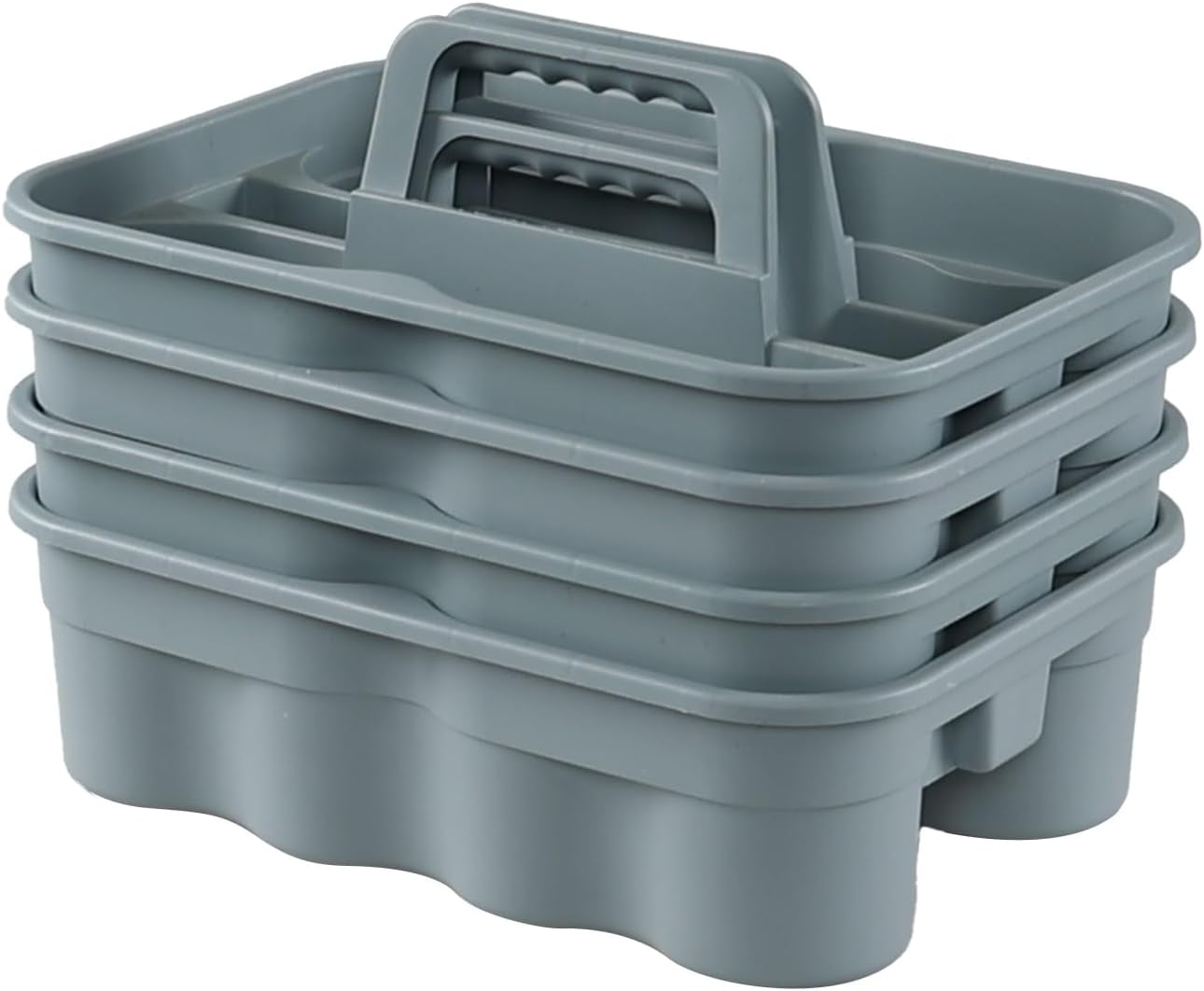 Plastic Cleaning Storage Caddy, Plastic Cleaning Supplies Caddy with ...