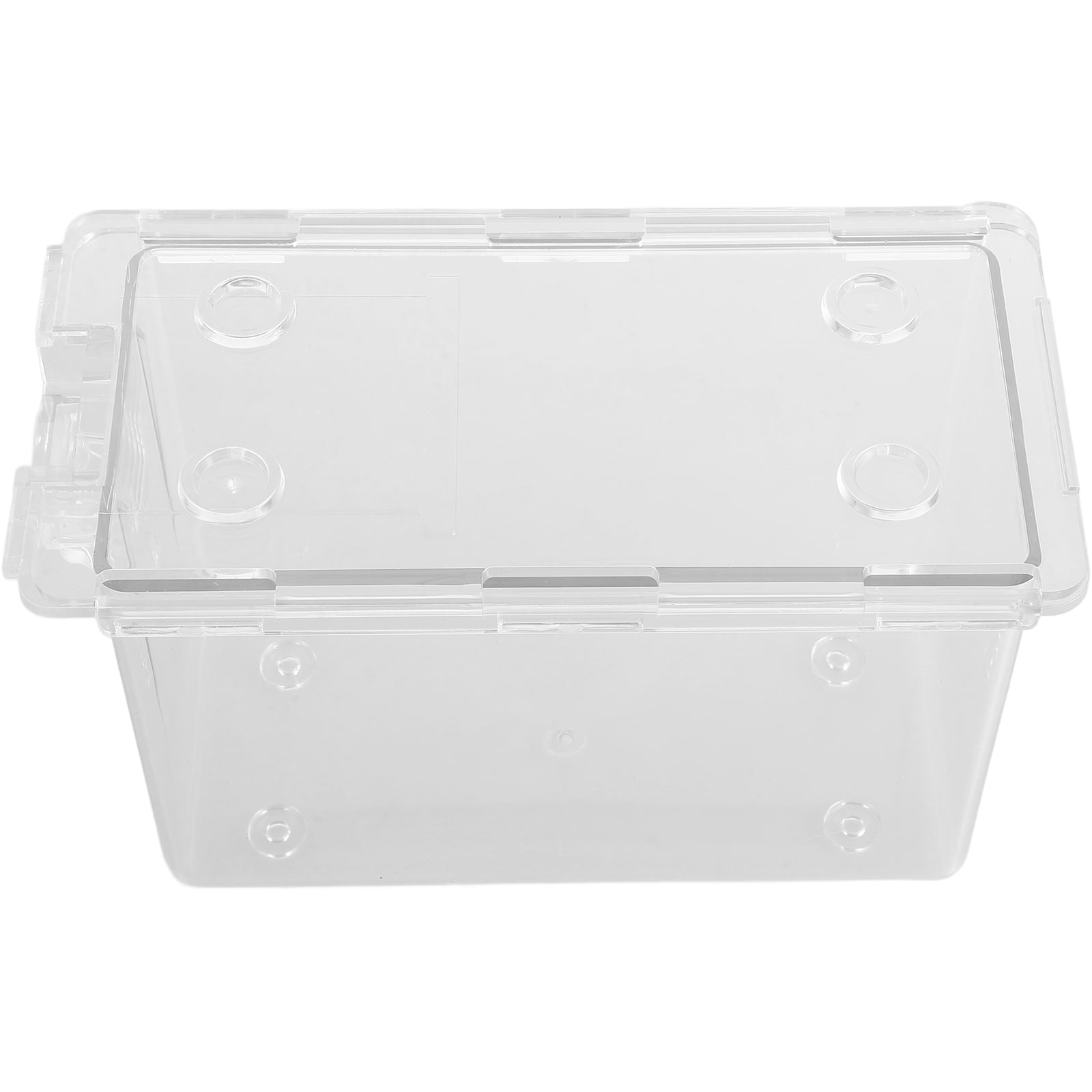 Plastic Clear Card Holder Portable Clear Card Organization Case Empty ...