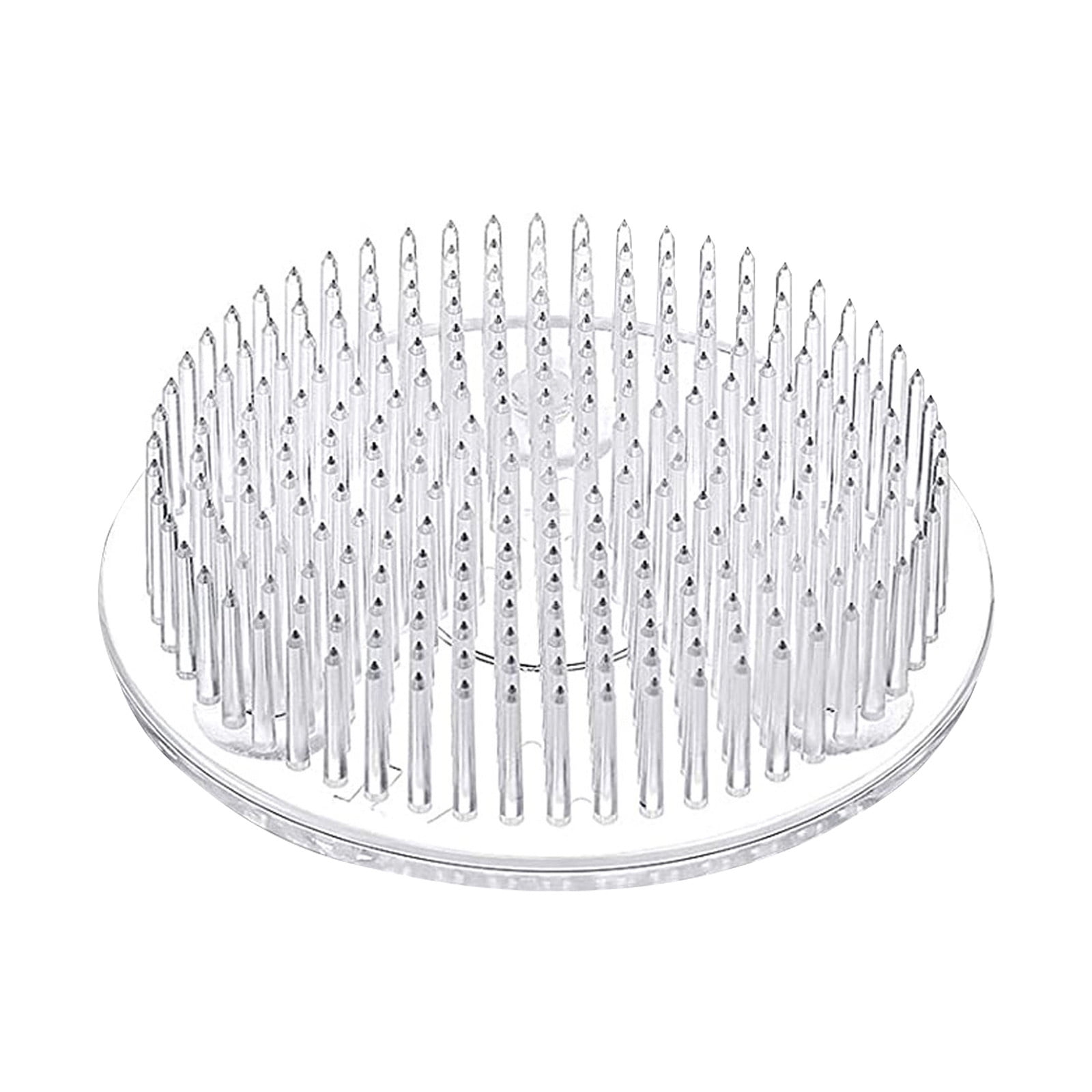 Plastic Clear Round Flower Pin Frog Holders for Flower Arrangements ...