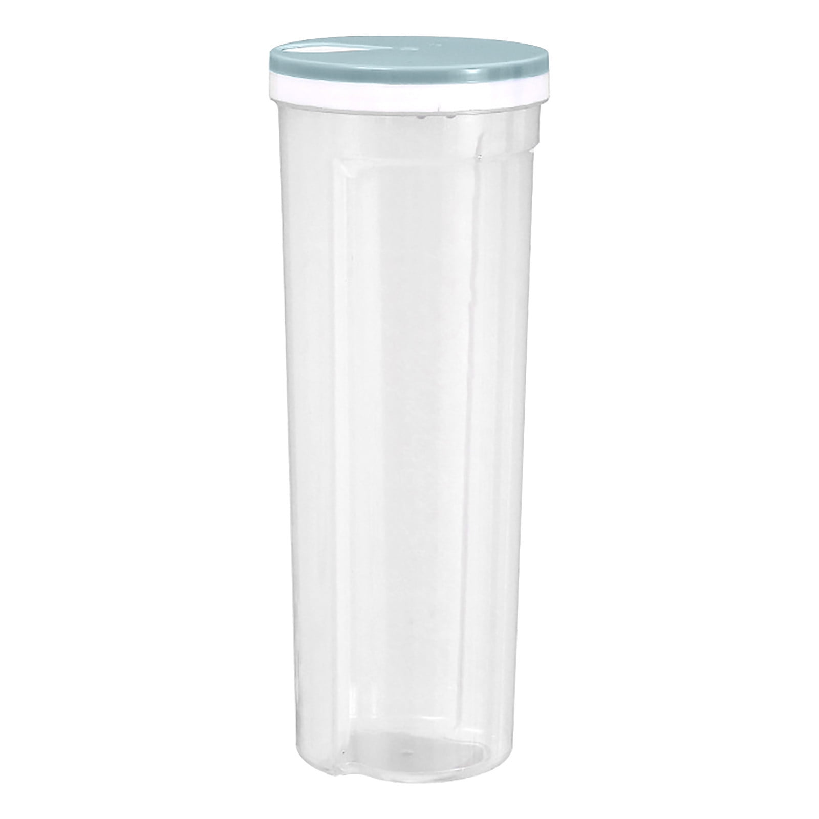 Plastic Clear Storage Containers, Kitchen Food Jars with Airtight Lid ...