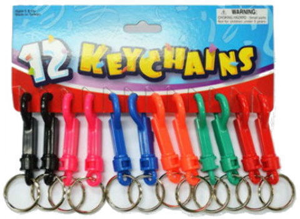 Plastic Clip Key Chain Case Pack 120 - Walmart.com