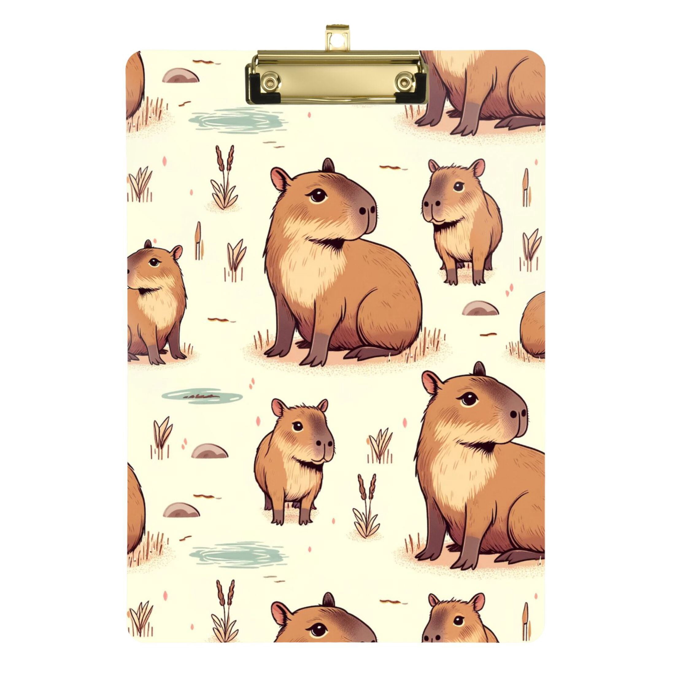 Plastic Clipboard Acrylic Hanging Clip Board with Gold Low Profile ...