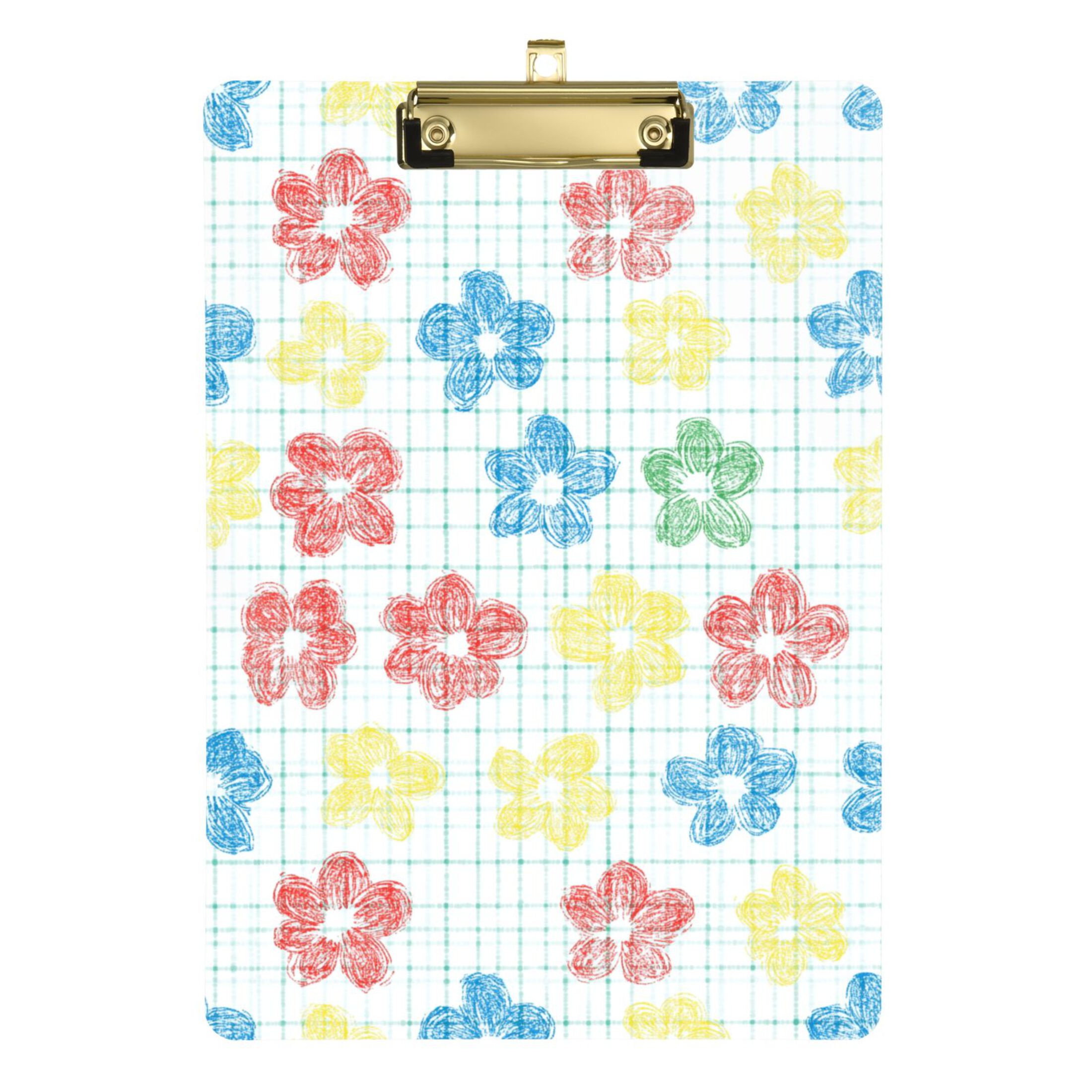 Plastic Clipboard Acrylic Hanging Clip Board with Gold Low Profile ...