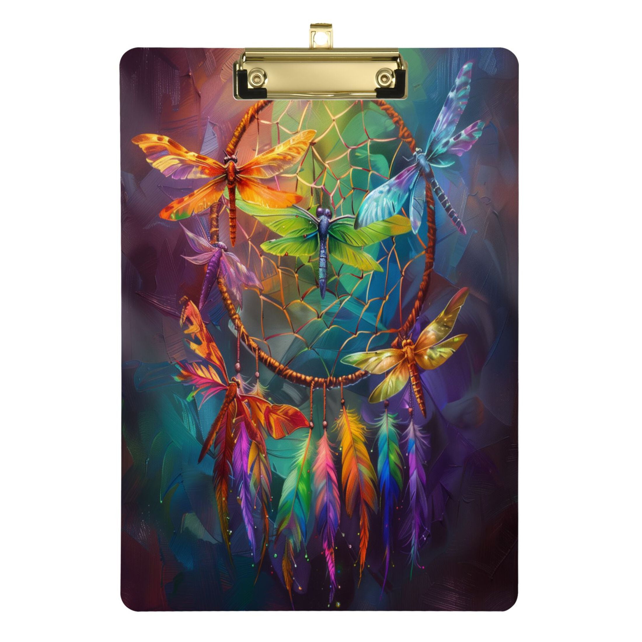 Plastic Clipboard Acrylic Hanging Clip Board with Gold Low Profile ...