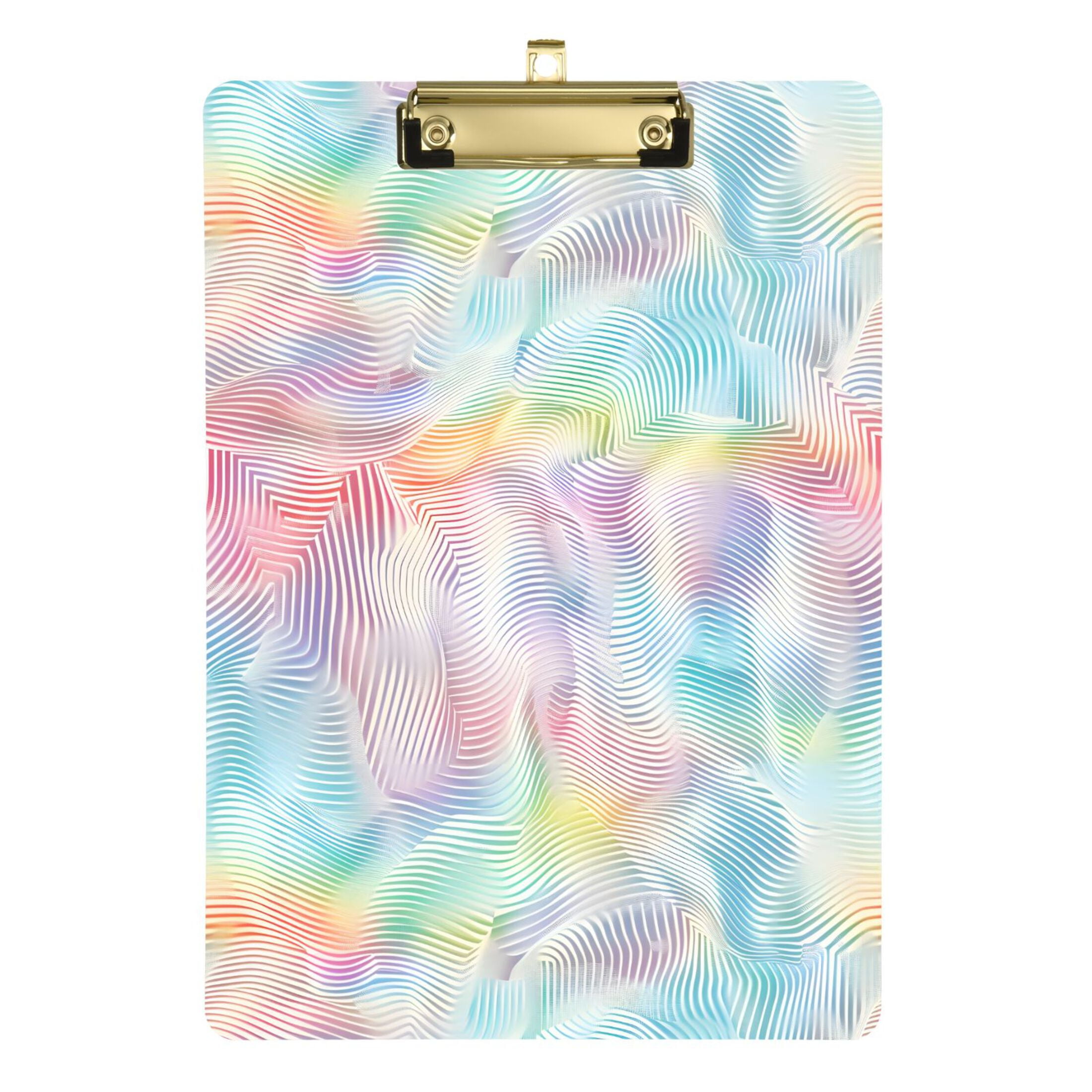Plastic Clipboard Acrylic Hanging Clip Board with Gold Low Profile ...