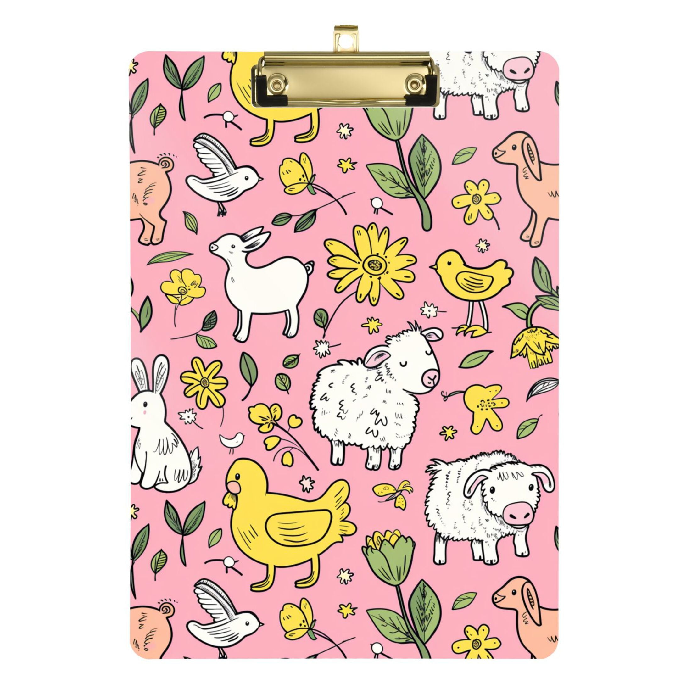 Plastic Clipboard Acrylic Hanging Clip Board with Gold Low Profile ...