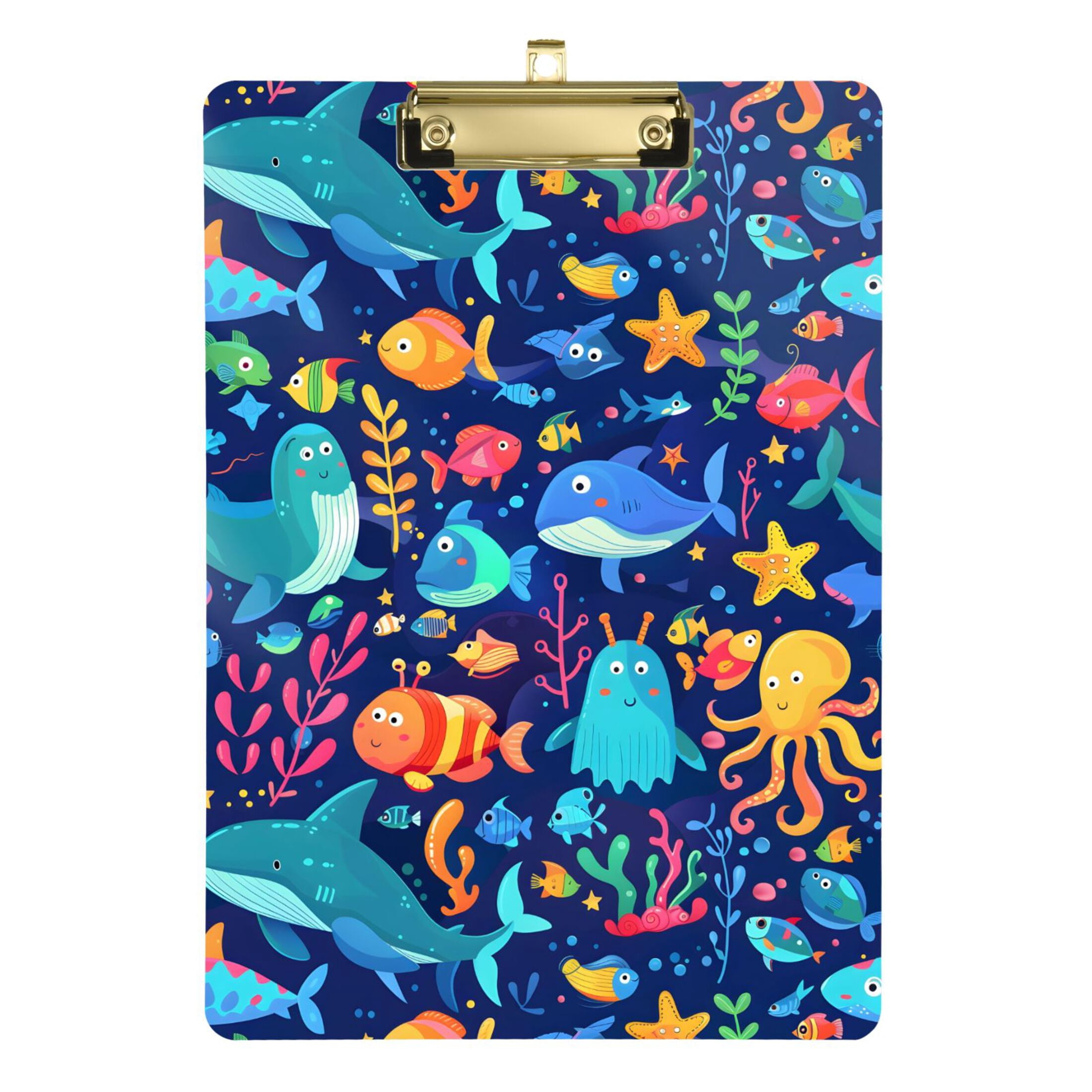 Plastic Clipboard Acrylic Hanging Clip Board with Gold Low Profile ...