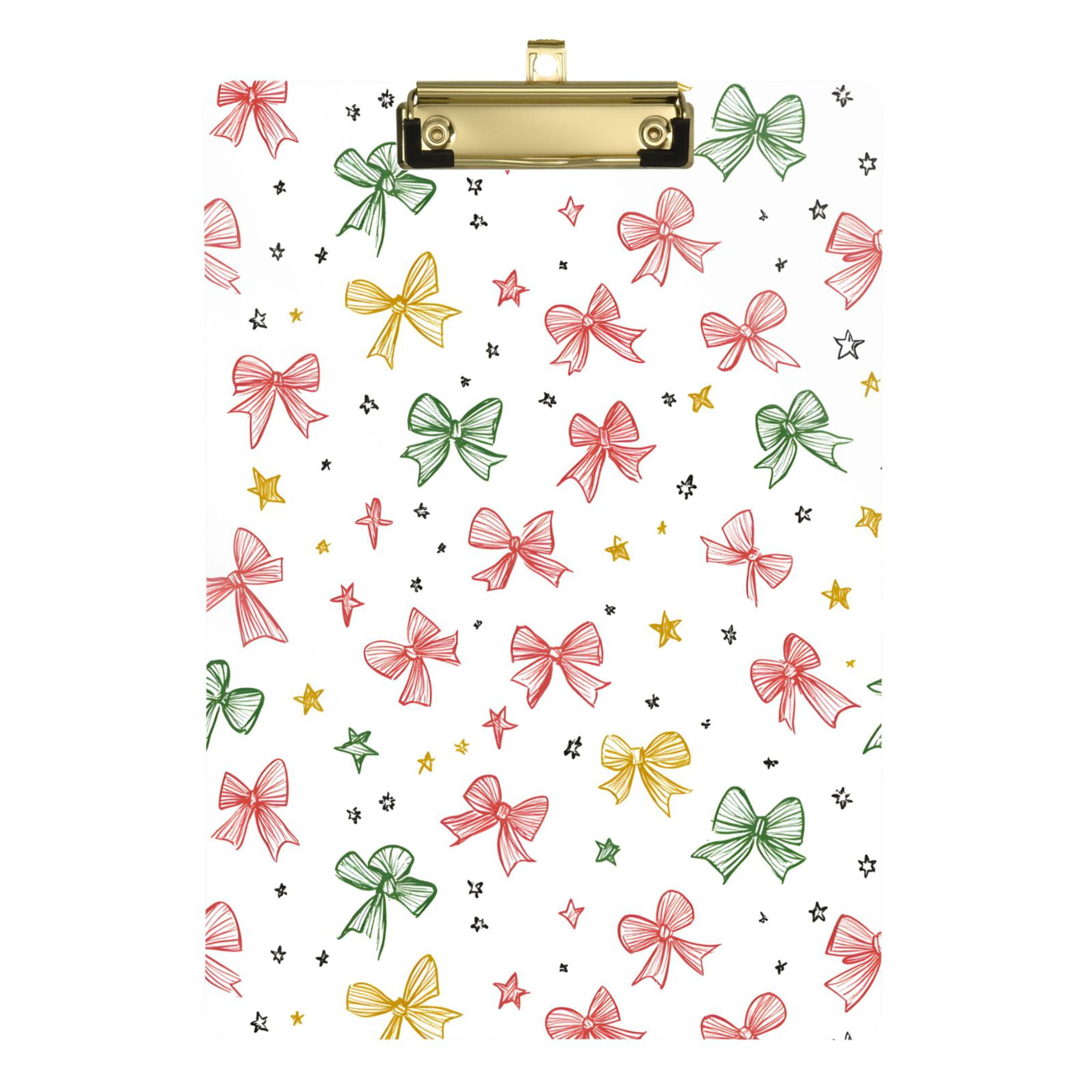 Plastic Clipboard Acrylic Hanging Clip Board with Gold Low Profile ...