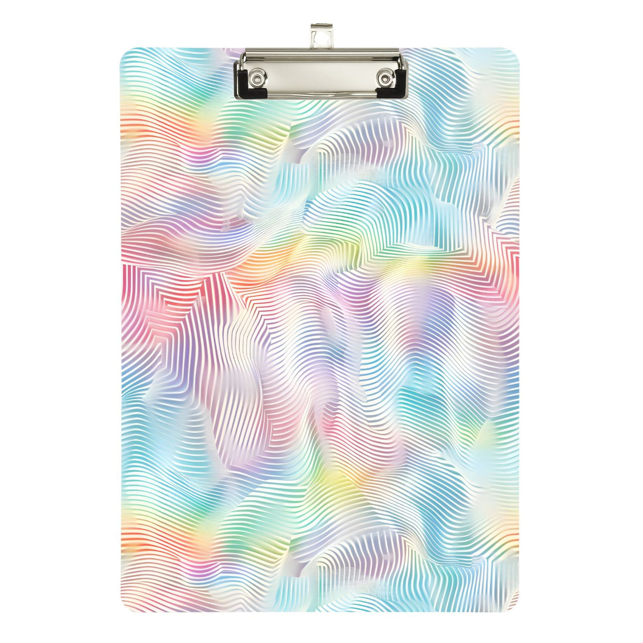Plastic Clipboard Acrylic Hanging Clip Board with silver Low Profile ...