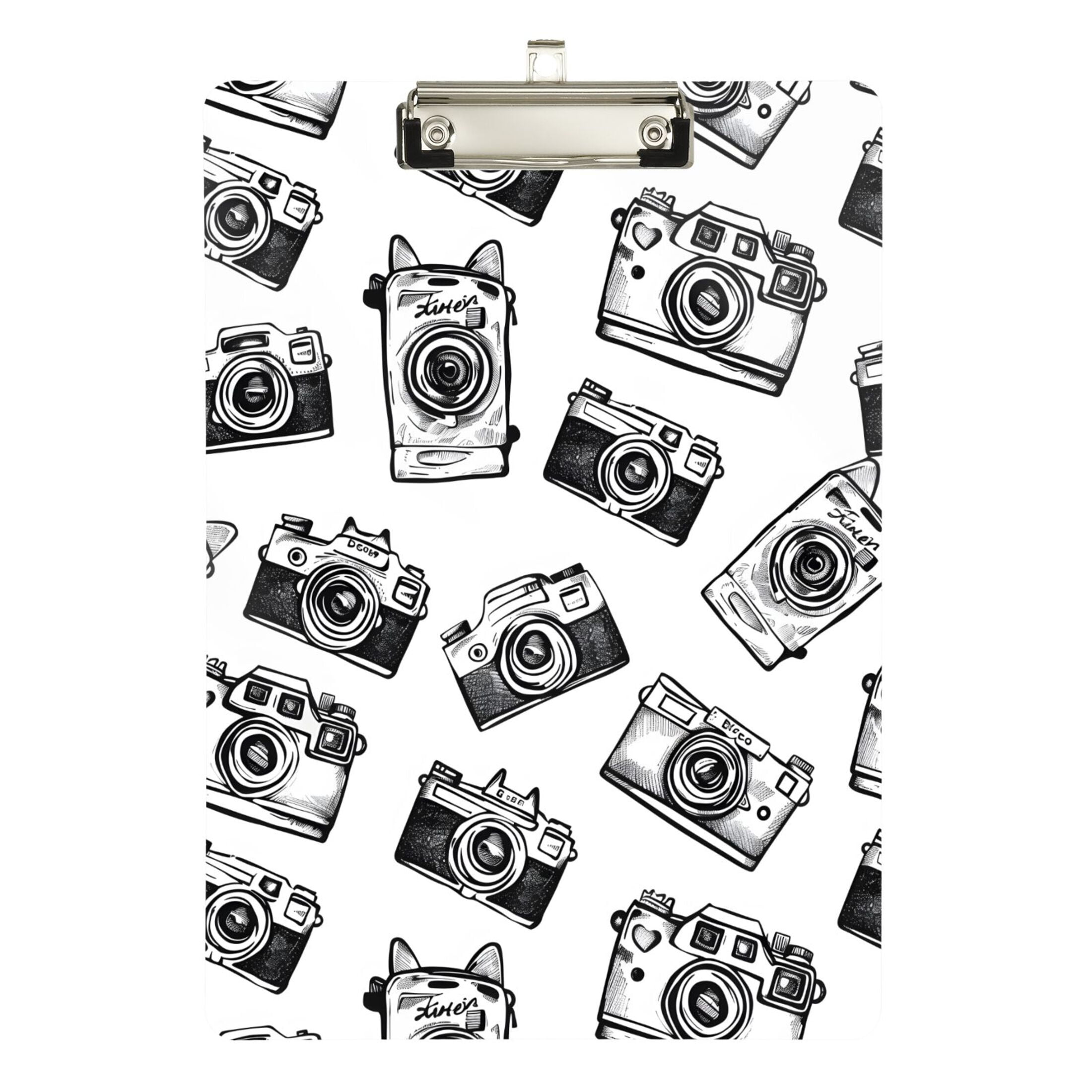 Plastic Clipboard Acrylic Hanging Clip Board with silver Low Profile ...