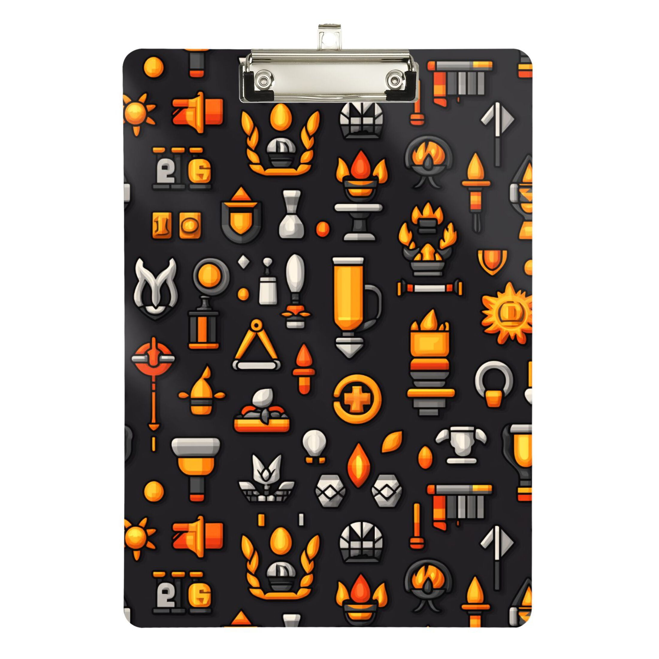 Plastic Clipboard Acrylic Hanging Clip Board with silver Low Profile ...