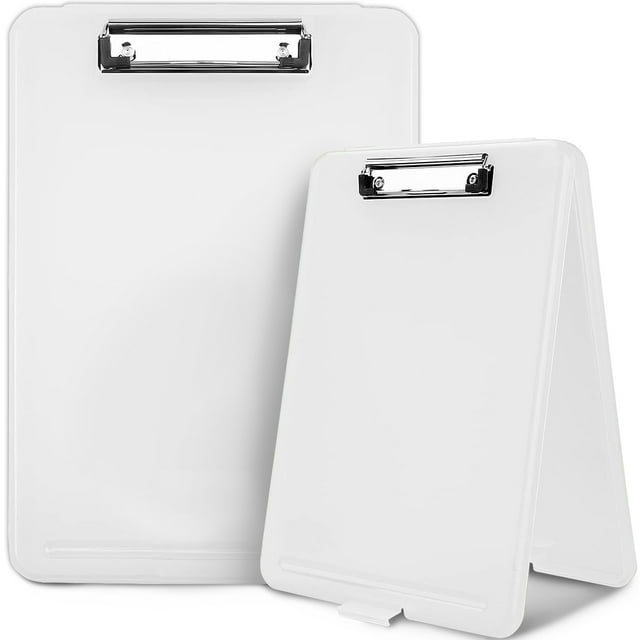 Plastic Storage Clipboard, 13x9.4 Inches Waterproof Clipboard with ...