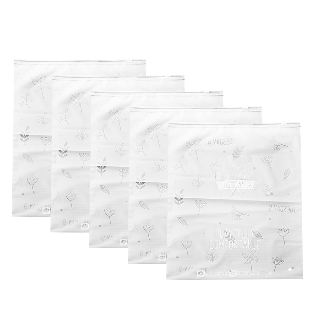 Plastic Clothes Bags, 20 Pcs Transparent Clothes Bags Matte Plastic ...